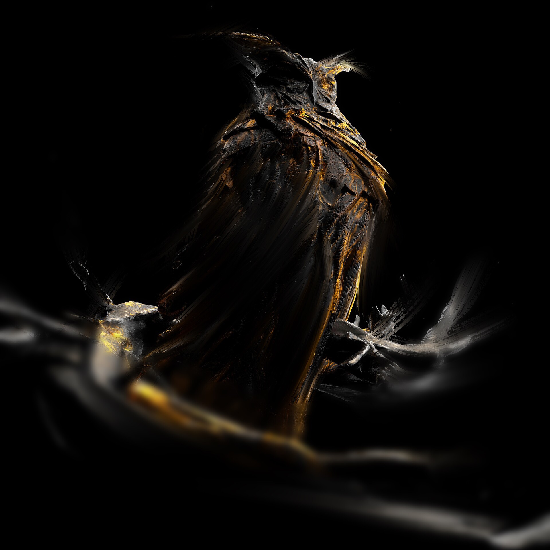 VRHUMAN VR AR Artist - VREVERYDAY 11 - Black Forest Owl Speedsculpt VR Art