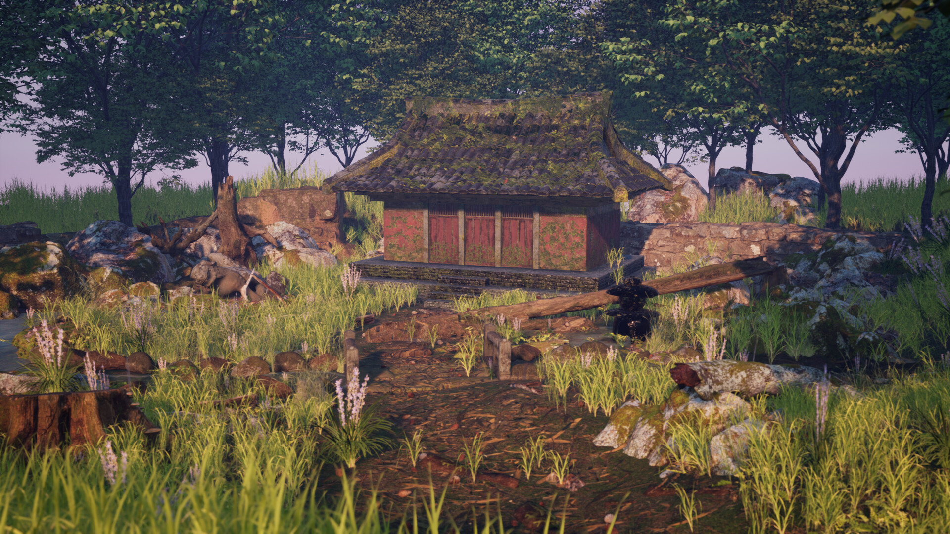 ArtStation - Deep forest of ancient temple