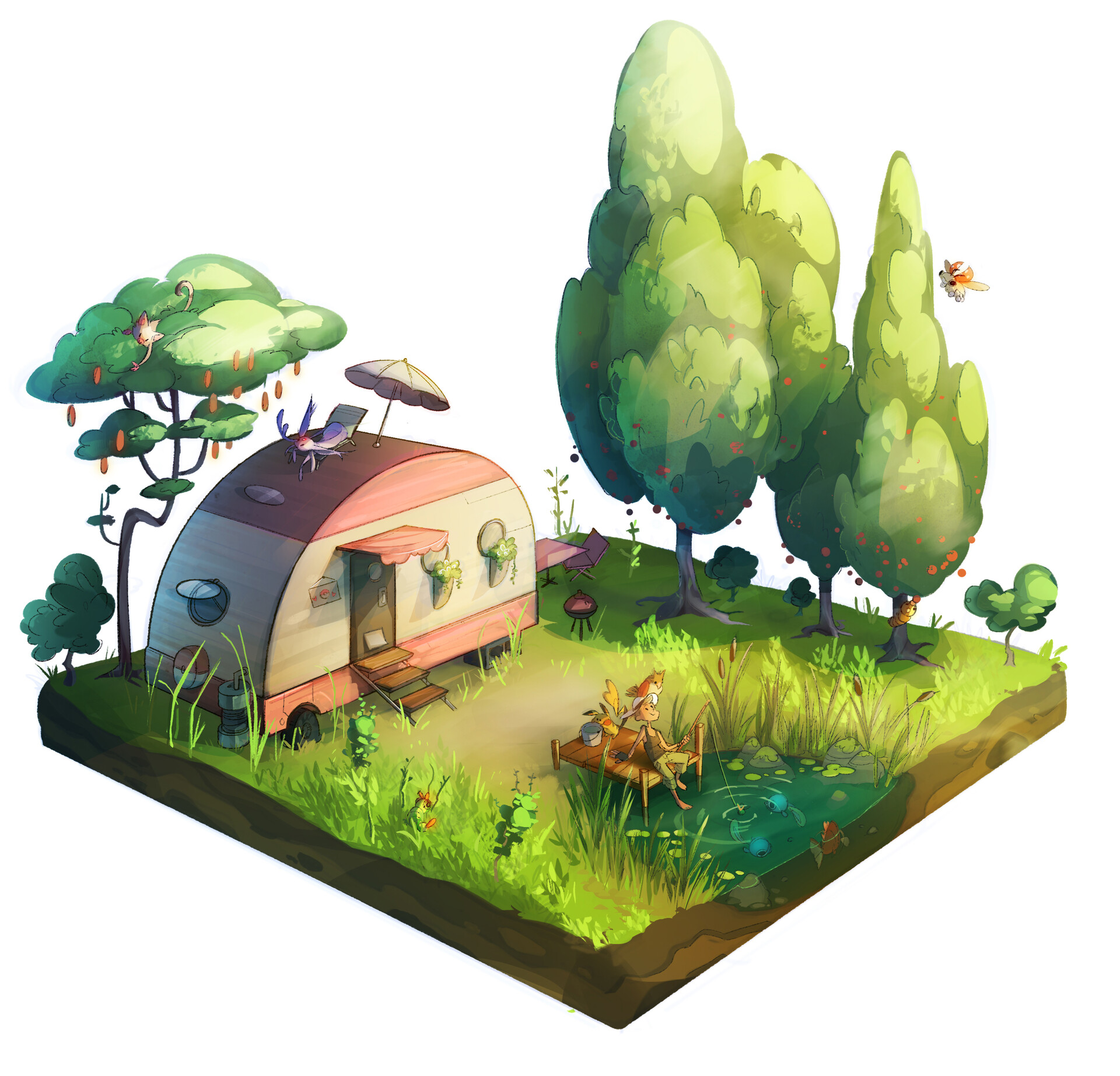 ArtStation - Pokemon house