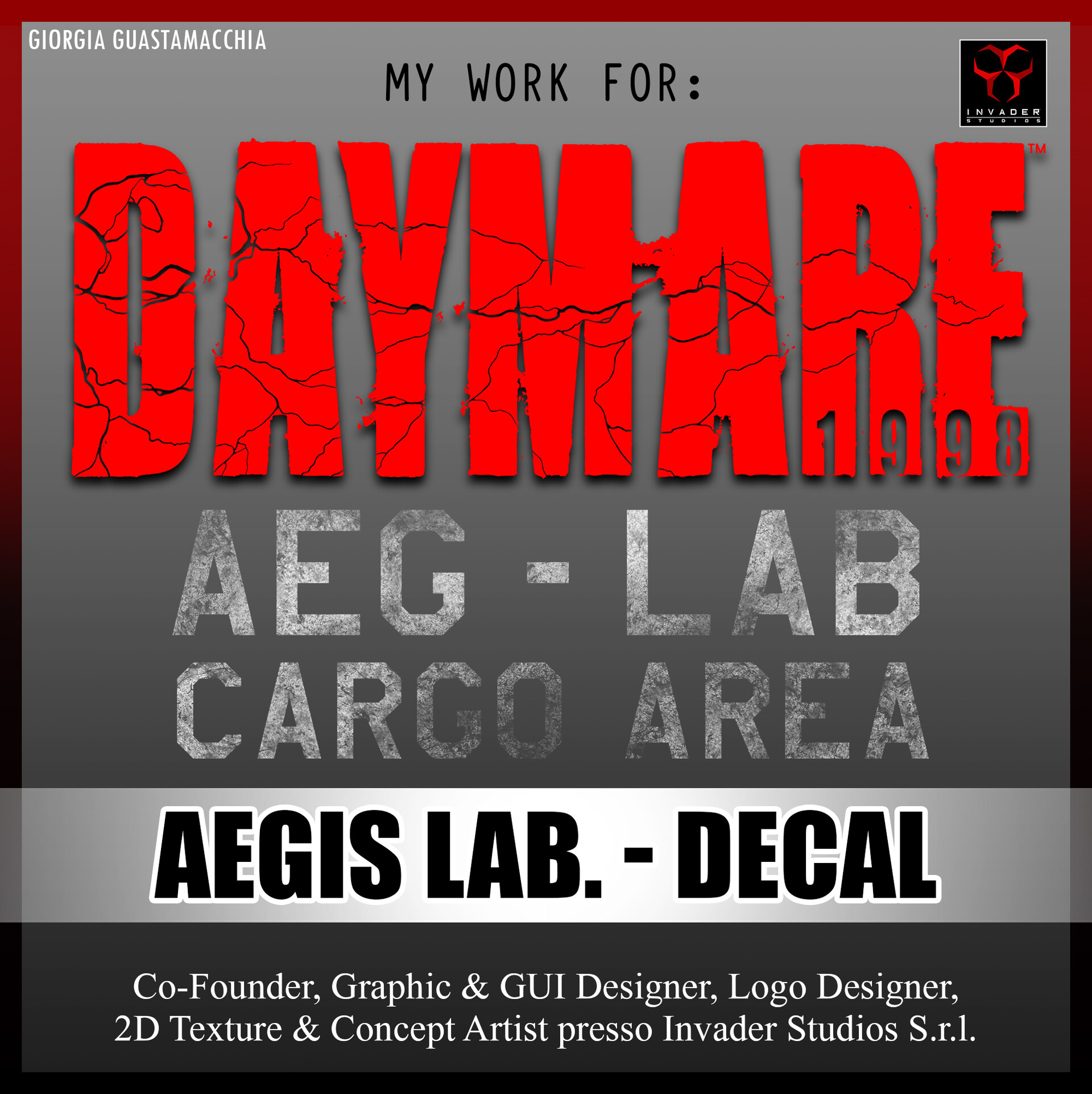 ArtStation - AEGIS Lab - Decal - DAYMARE: 1998