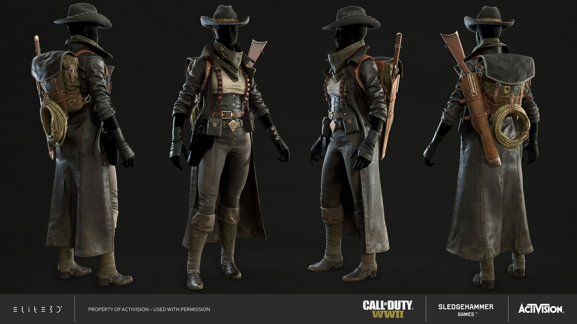 elite3d studio - Call of Duty: World War II DLC Characters