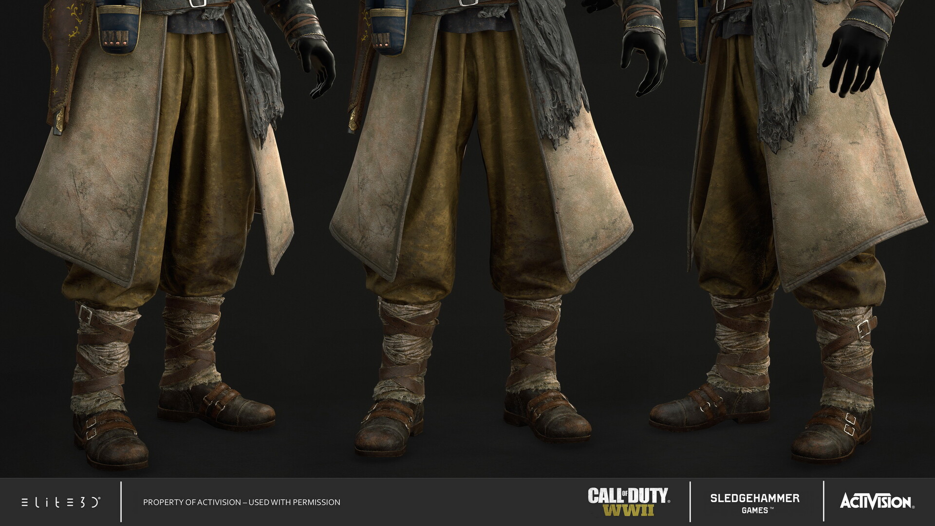 elite3d studio - Call of Duty: World War II DLC Characters