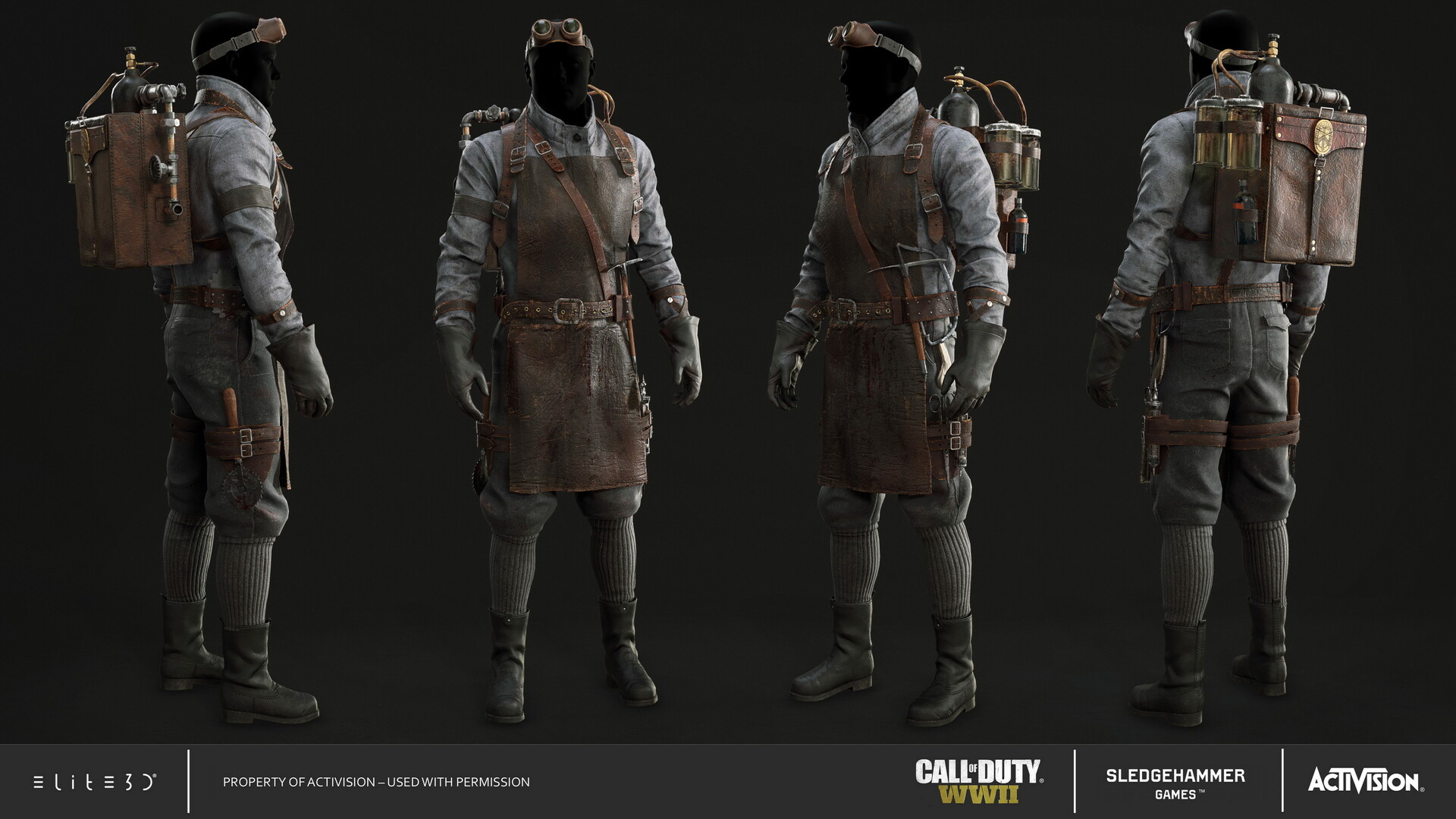 elite3d studio - Call of Duty: World War II DLC Characters