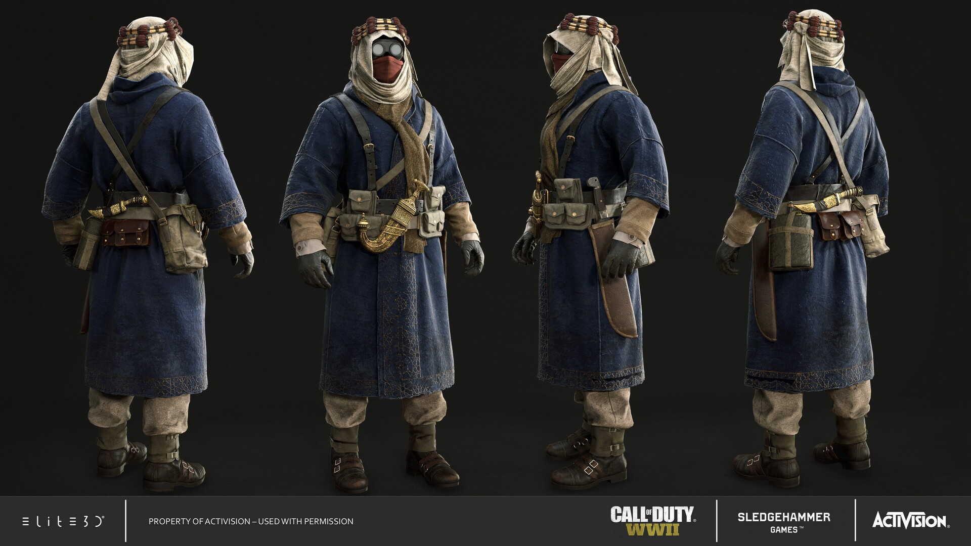 elite3d studio - Call of Duty: World War II DLC Characters