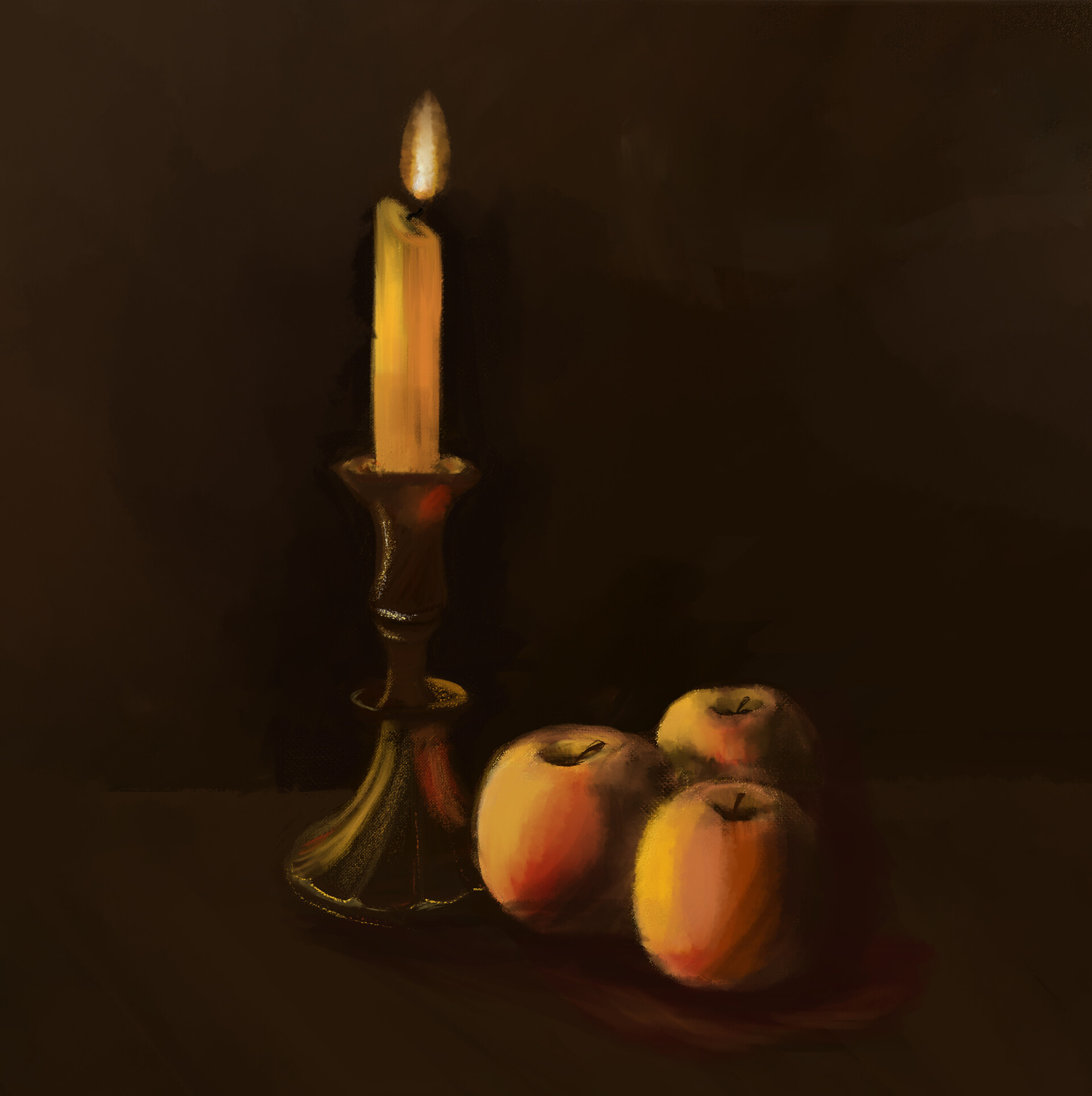 ArtStation - still life with candle