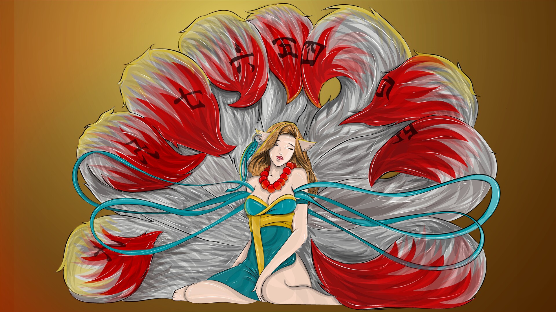 ArtStation - AHRI - Fire Festival