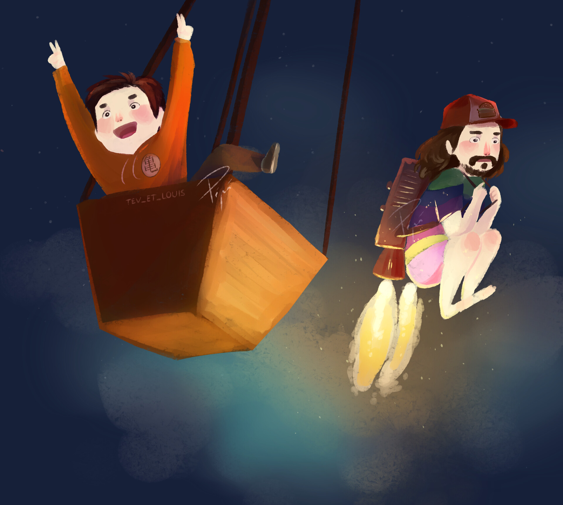 Pépin Pepipin - Tev & Louis Fan art