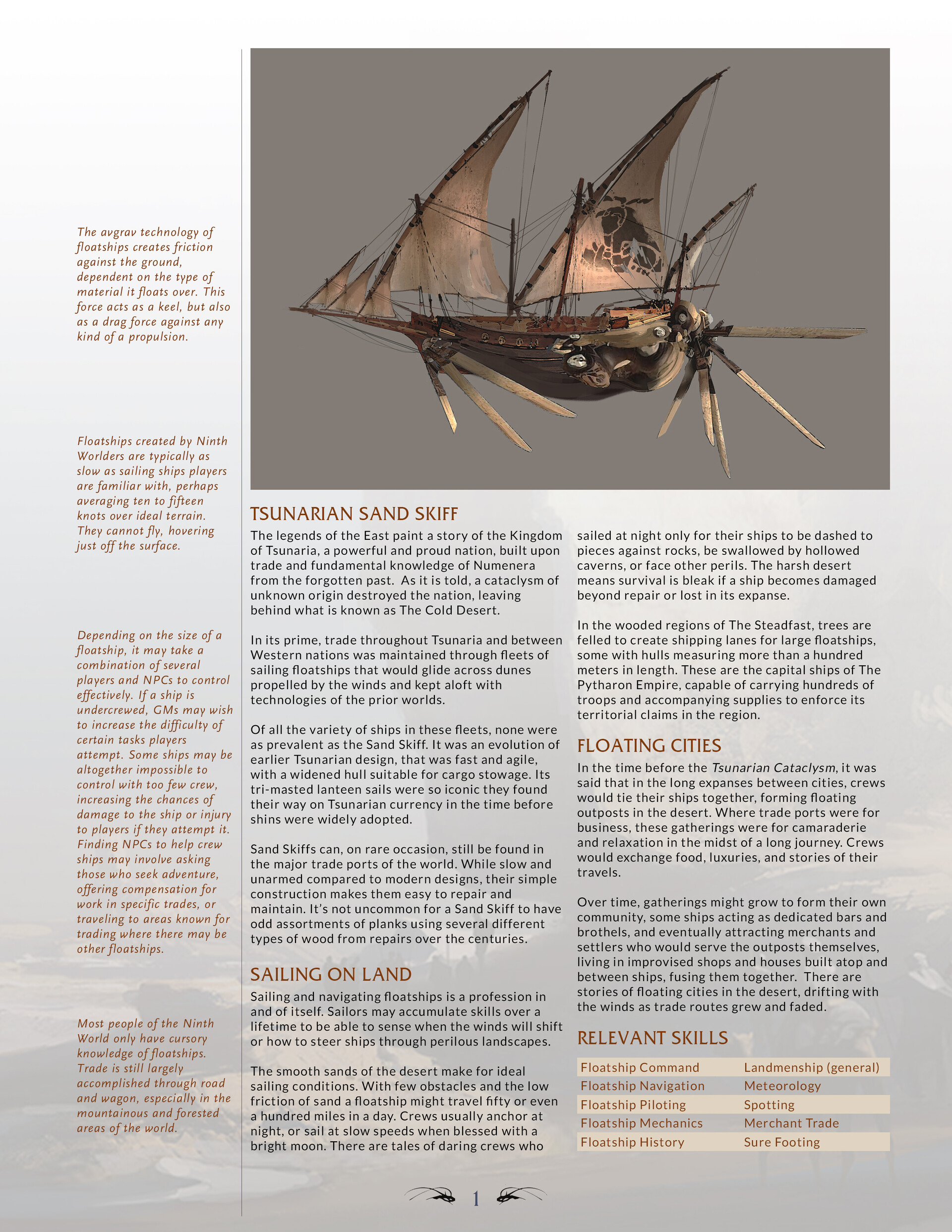 Josh Shapiro - Tsunarian Sand Skiff - Land Ship