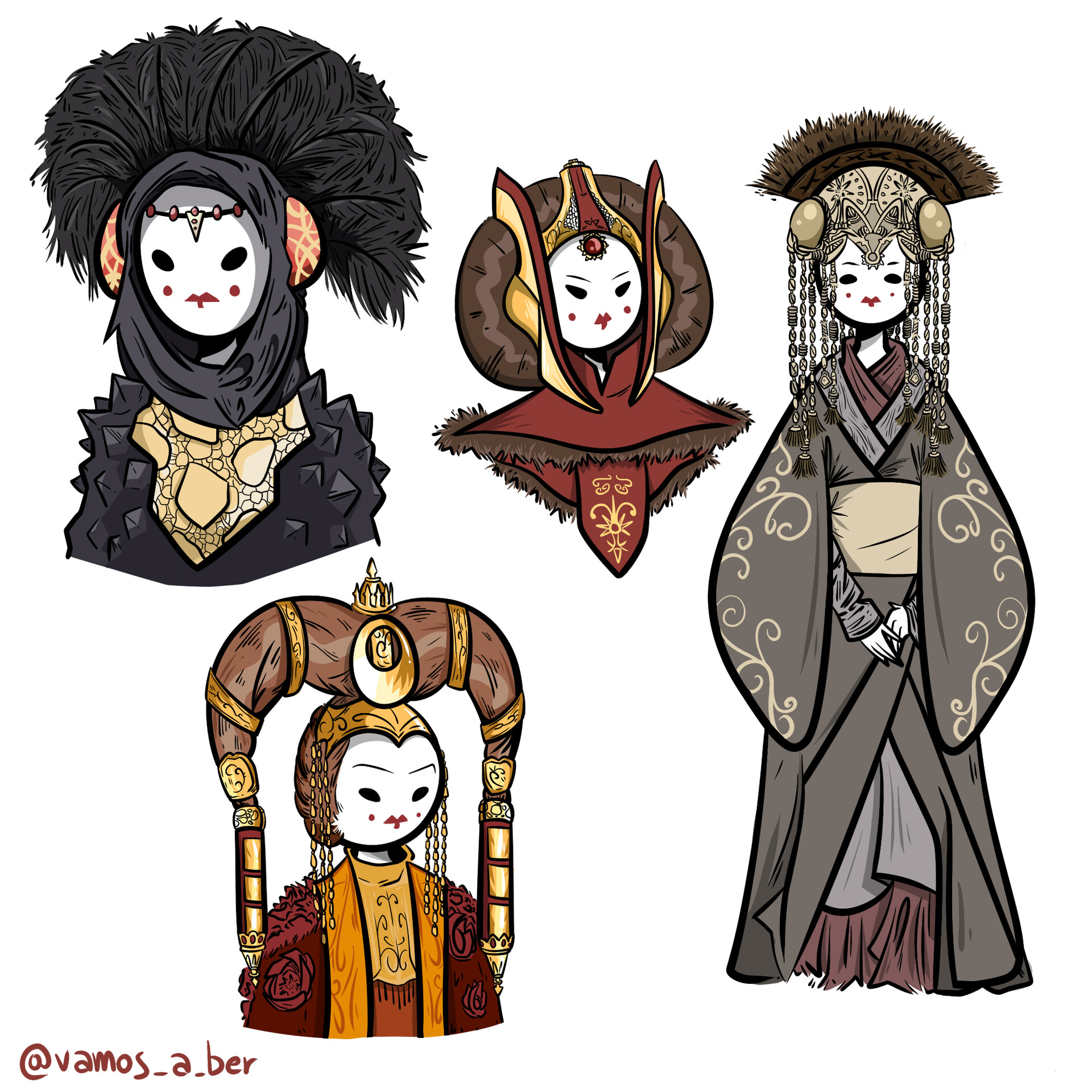 ArtStation - Queen Amidala
