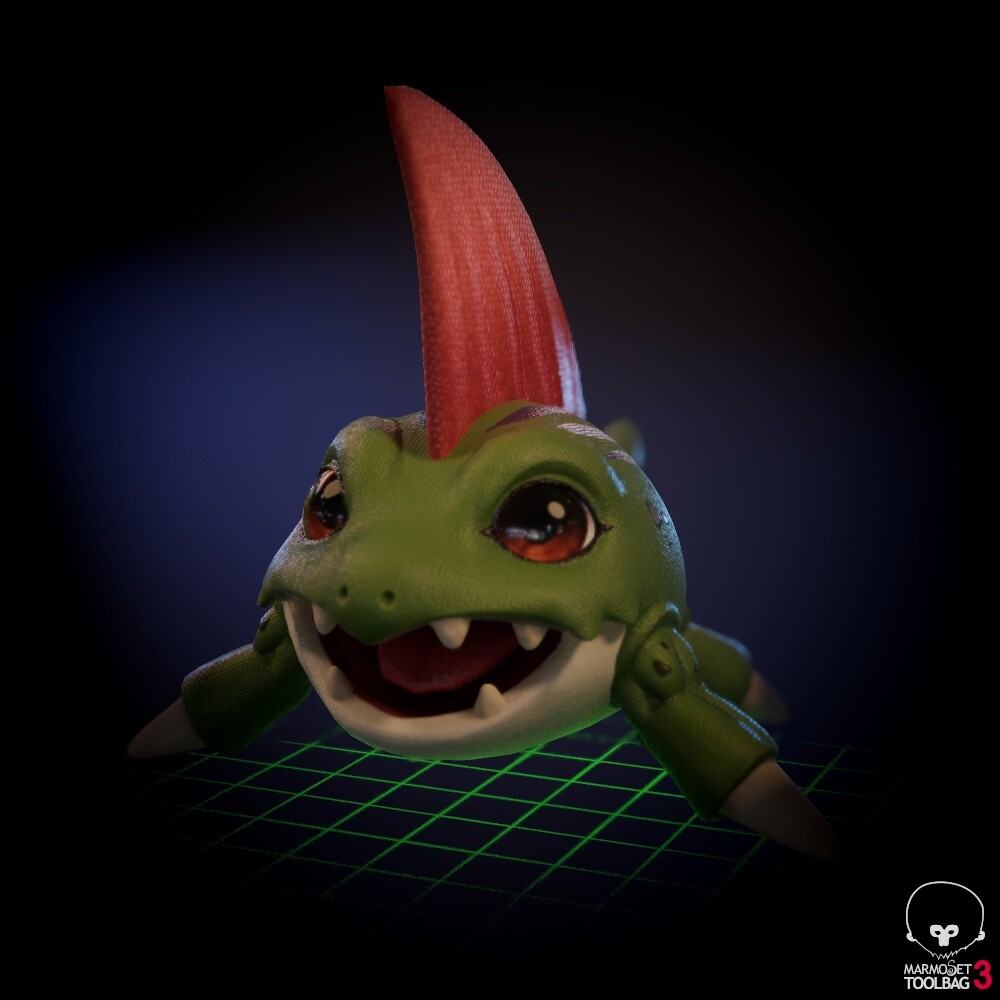 ArtStation - Betamon Model + Animations