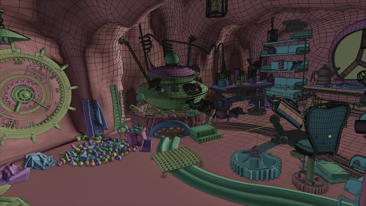 Danylo Tyshchenko - Steampunk cave