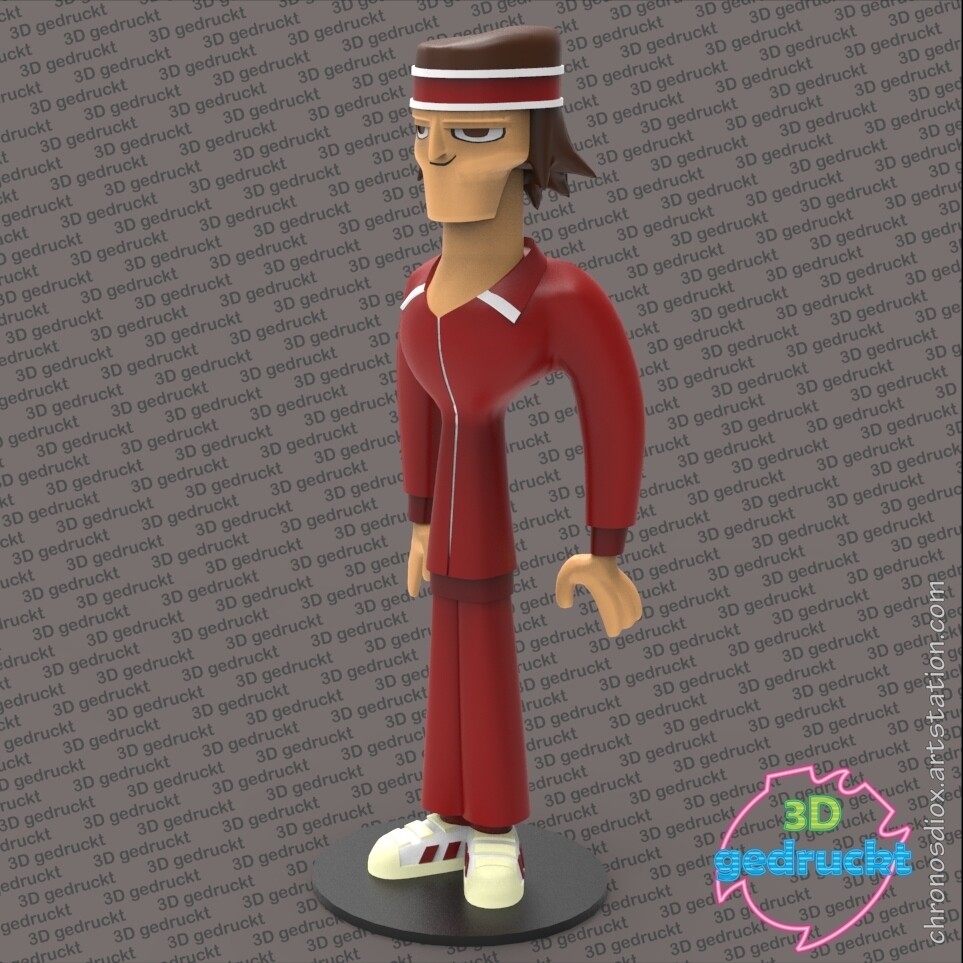 ArtStation - Tyler from Total Drama figure design