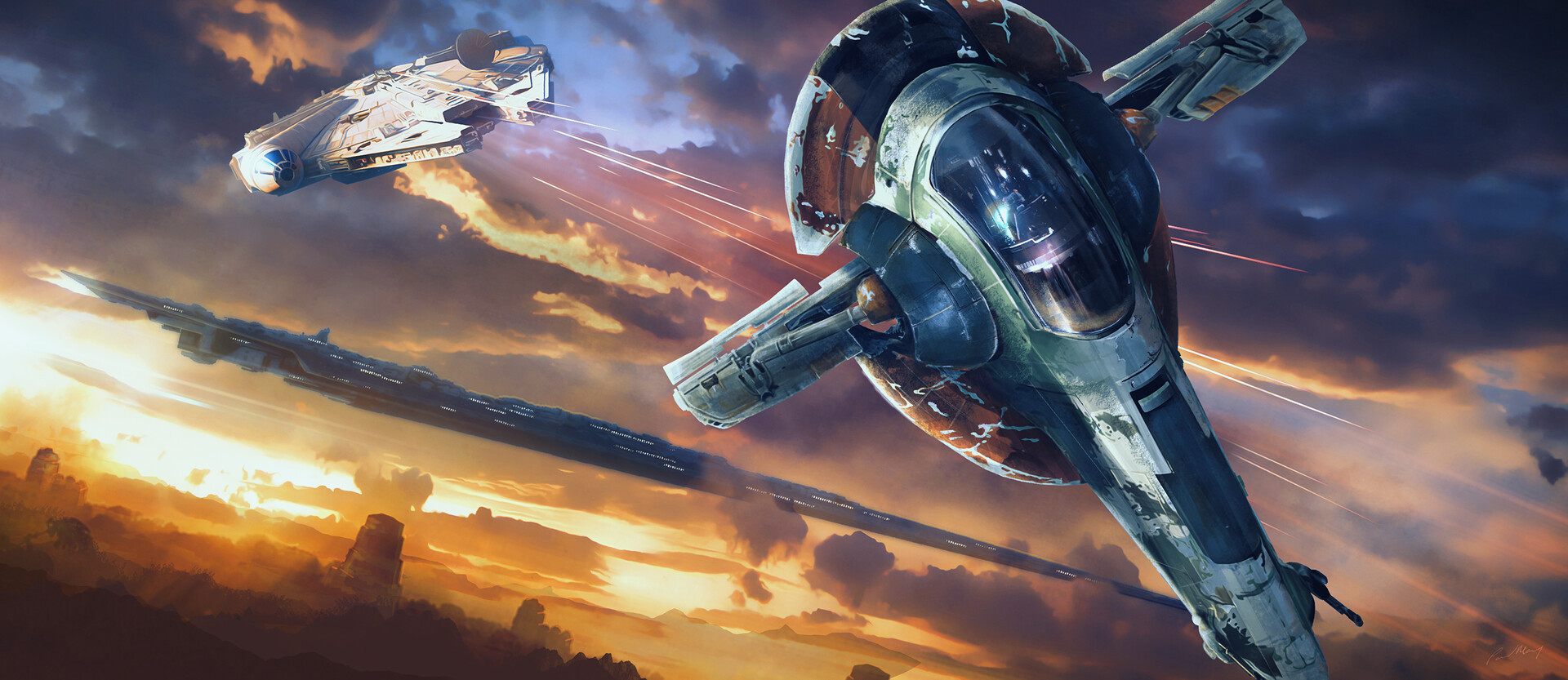 ArtStation - Revenge over Yavin IV