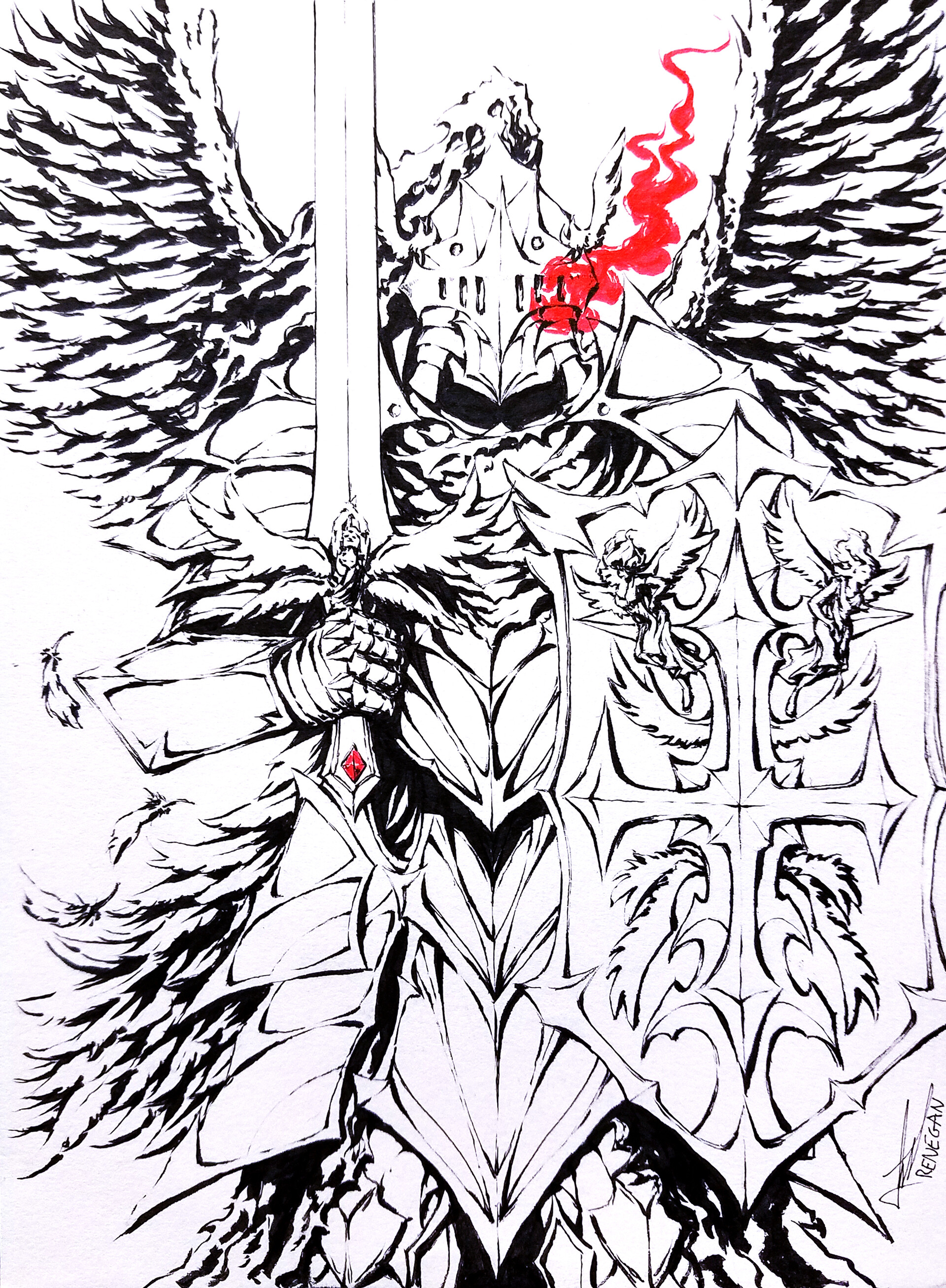 ArtStation - Archangel knight