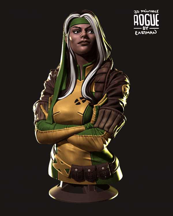 David Östman - Rogue Bust (for 3D printing)