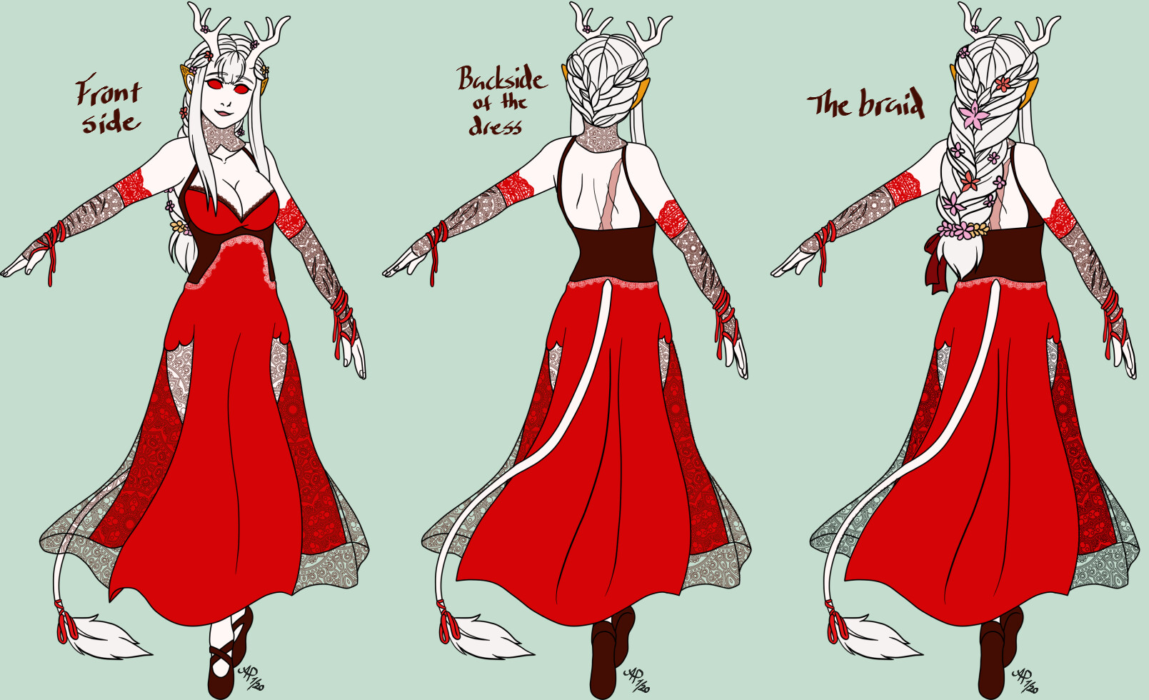 ArtStation - Fantasy Ball dress