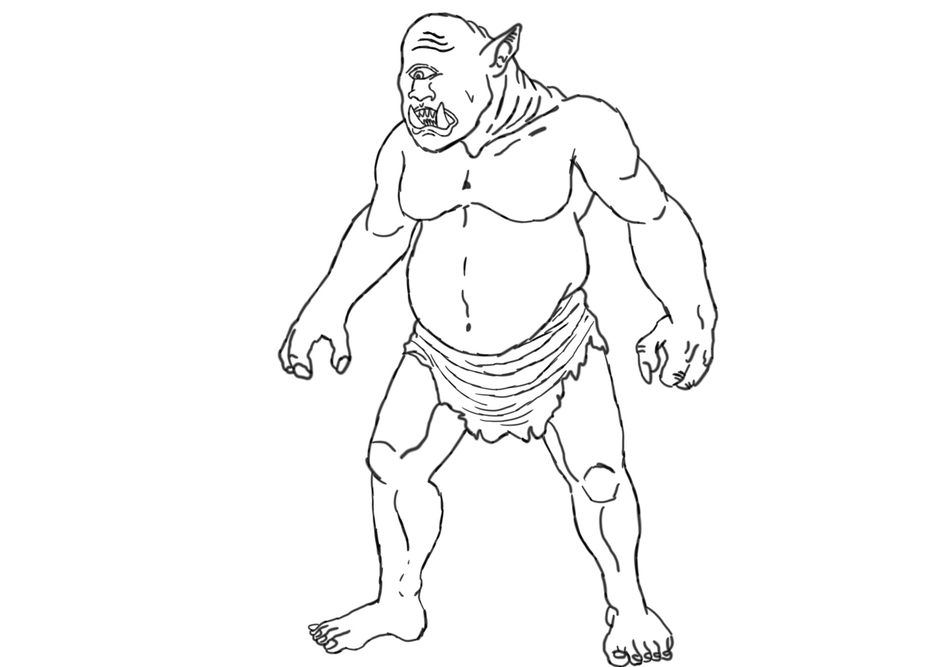Odysseus Cyclops Drawing