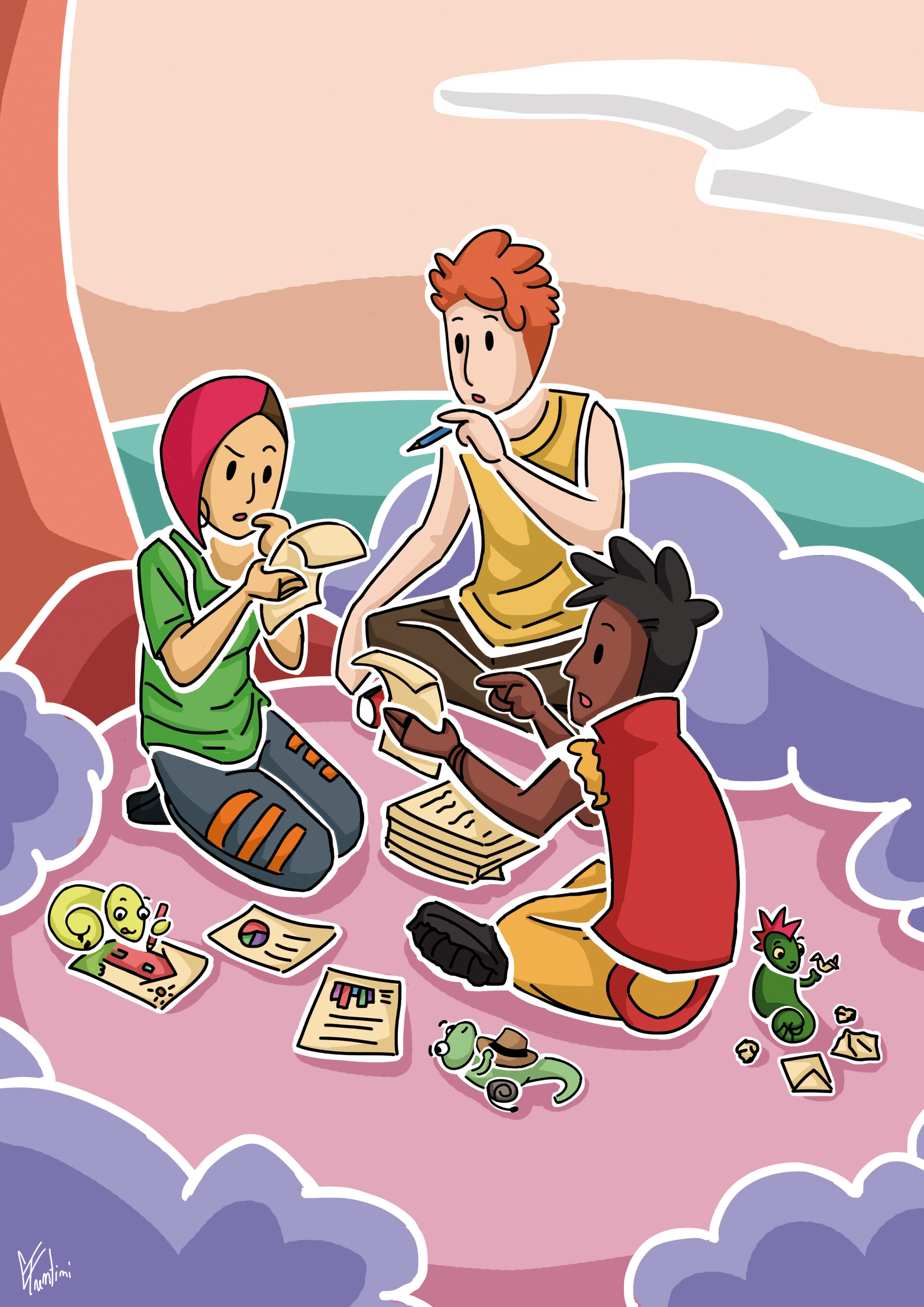 ArtStation - Methos - App Project (Illustrations)