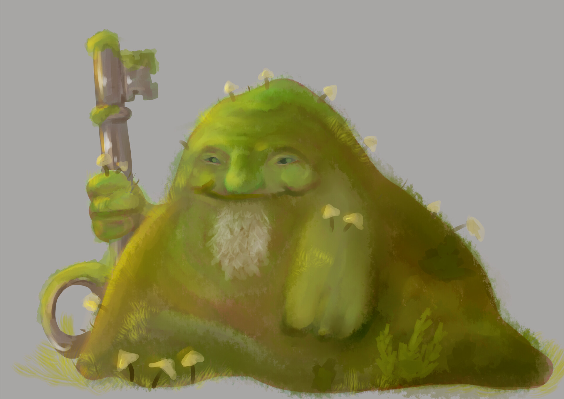 ArtStation - Moss guardian character design