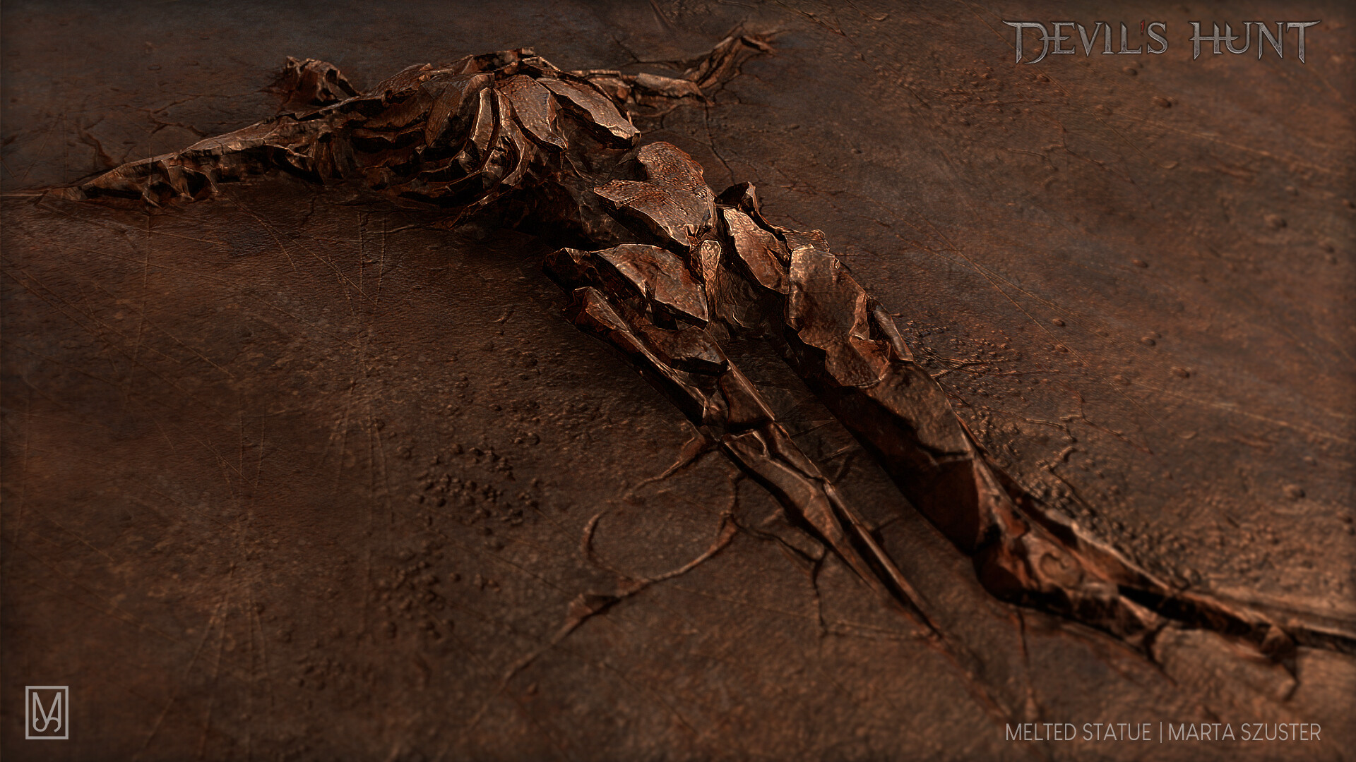 ArtStation - Melted Statue