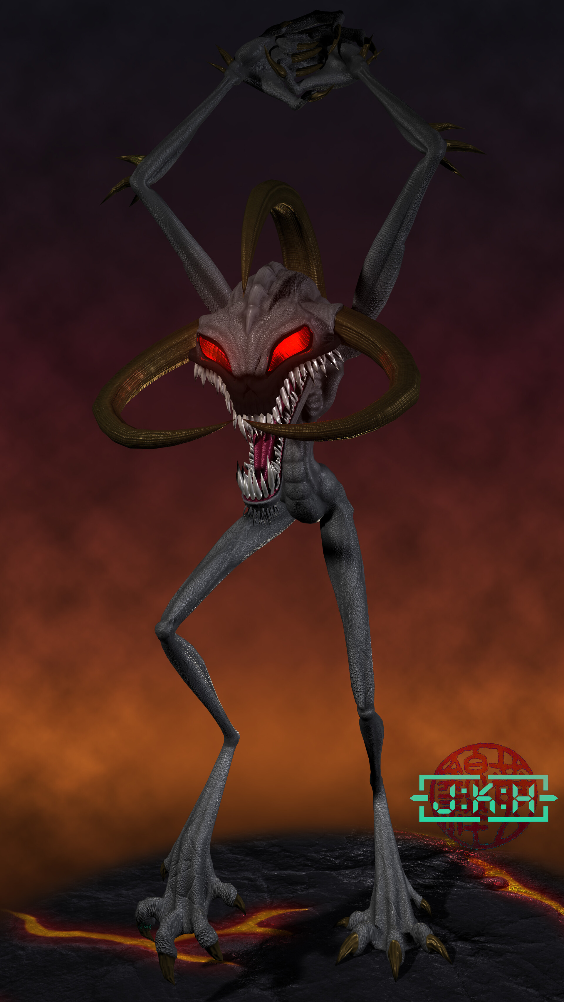 Jeremy Huang - Violator fan art 3D character model