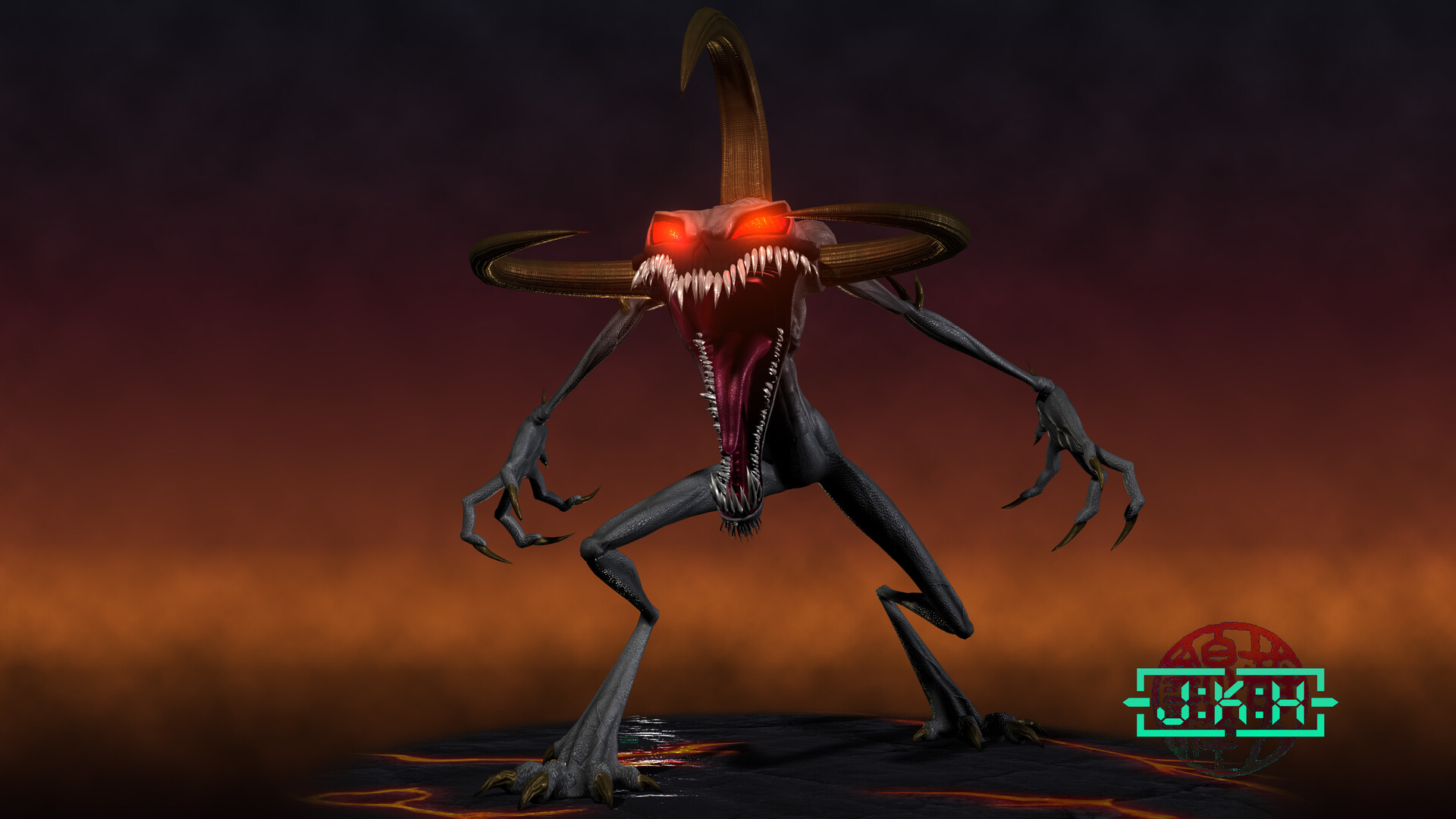 Jeremy Huang - Violator fan art 3D character model