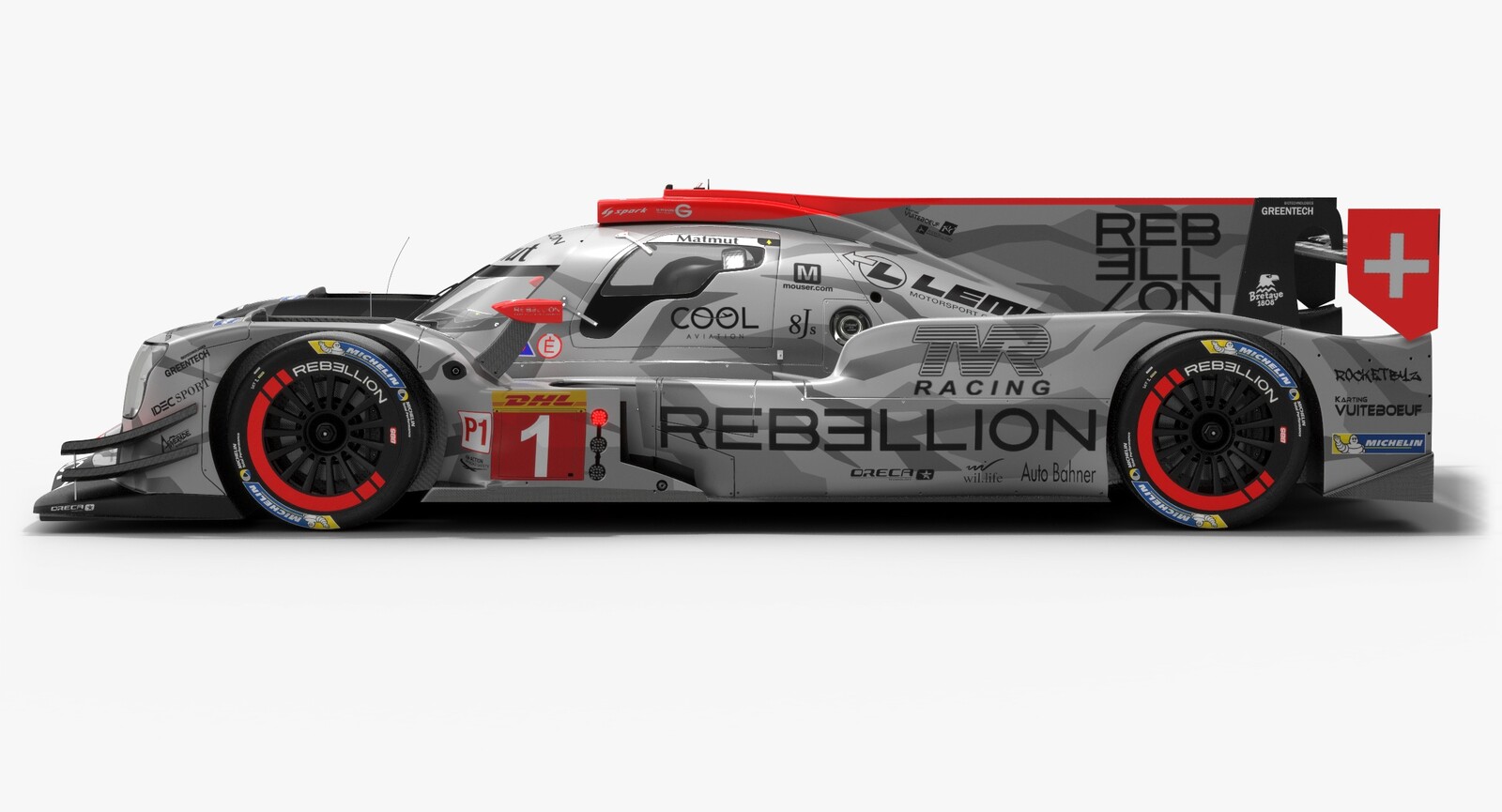 OpticalDreamSoft - Rebellion Racing R13 WEC LMP1 Season 2019 2020 3D model