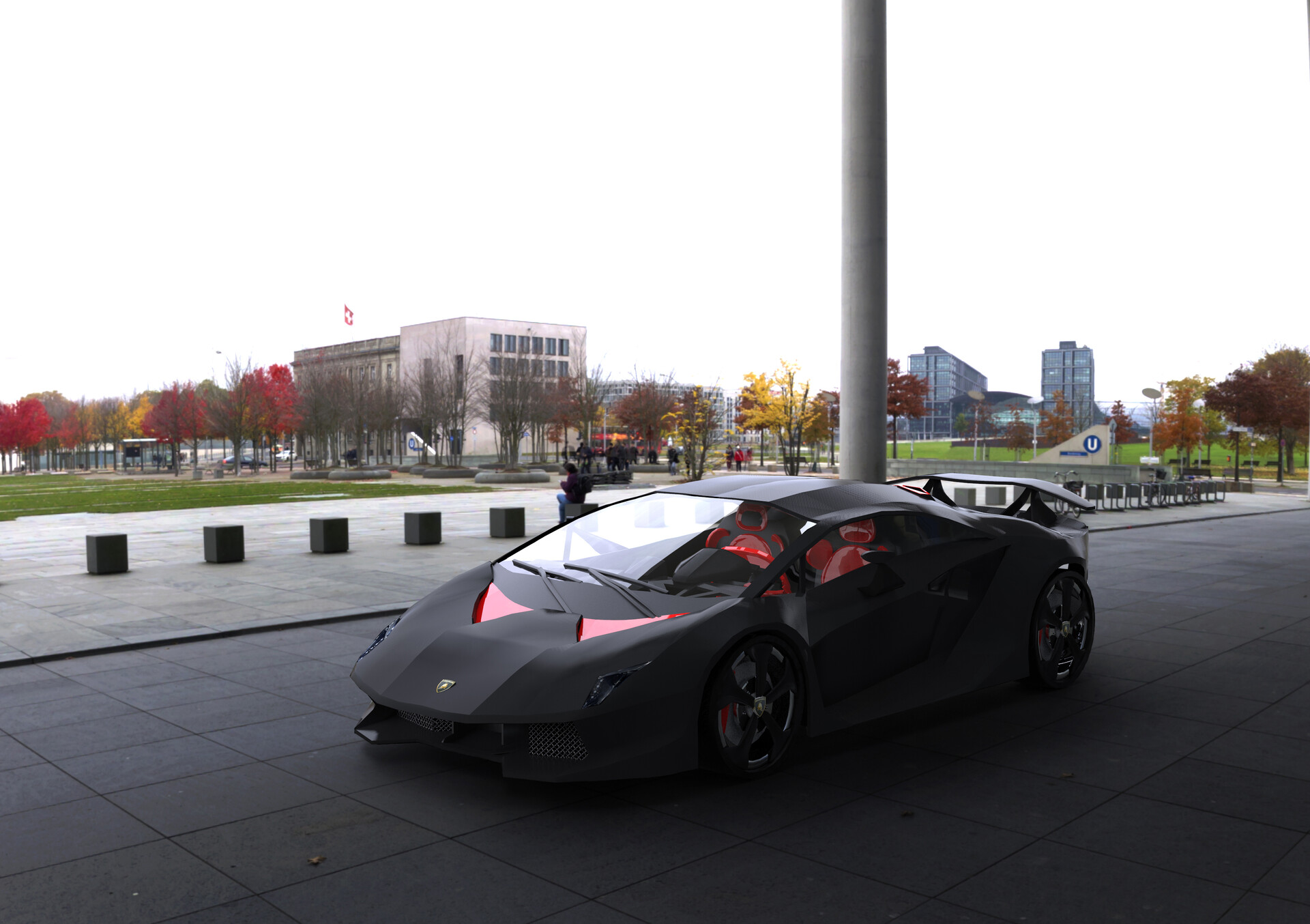 ArtStation - Lamborghini Sesto Elemento
