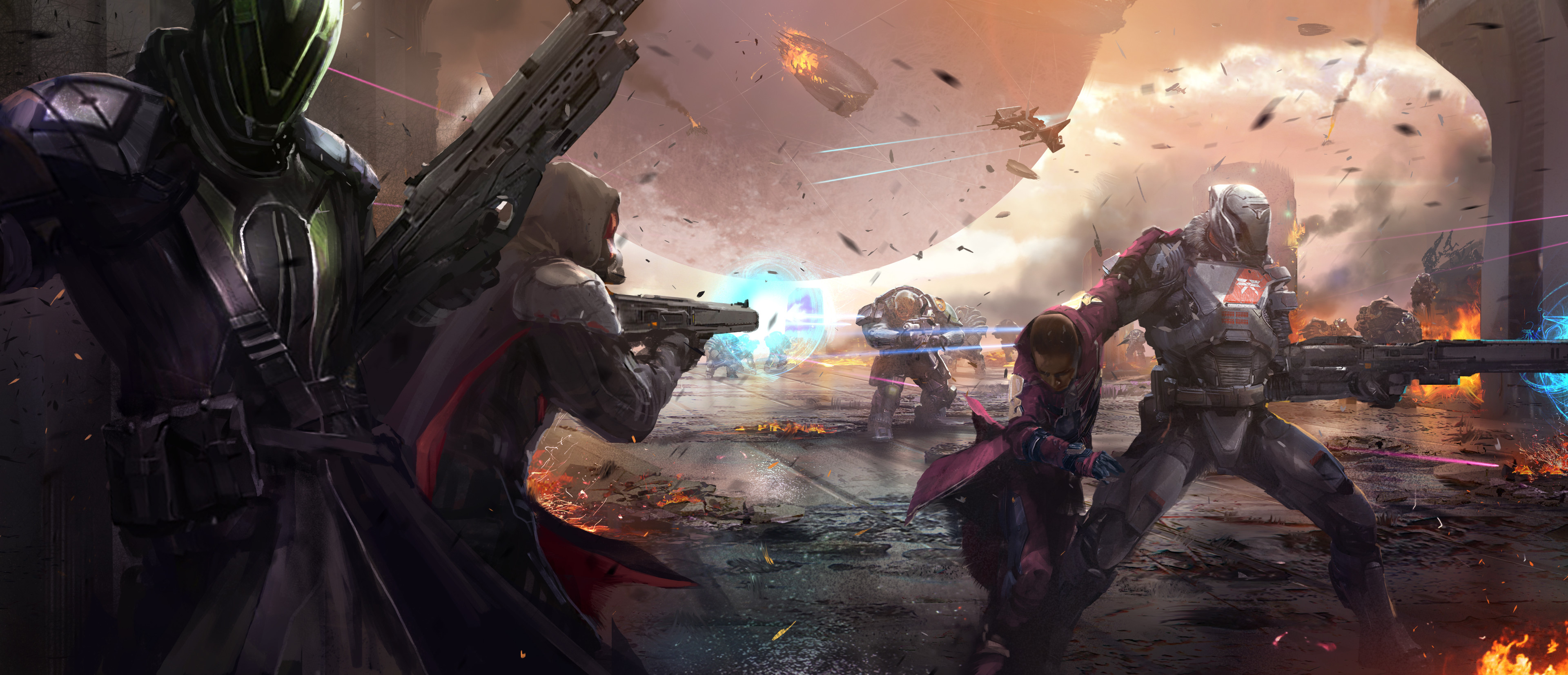 Destiny Blue-sky by Scribble Pad Studios : r/ImaginaryFutureWar