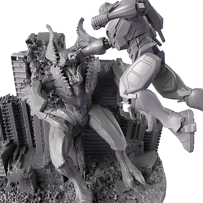 ArtStation - Pacific-Rim diorama