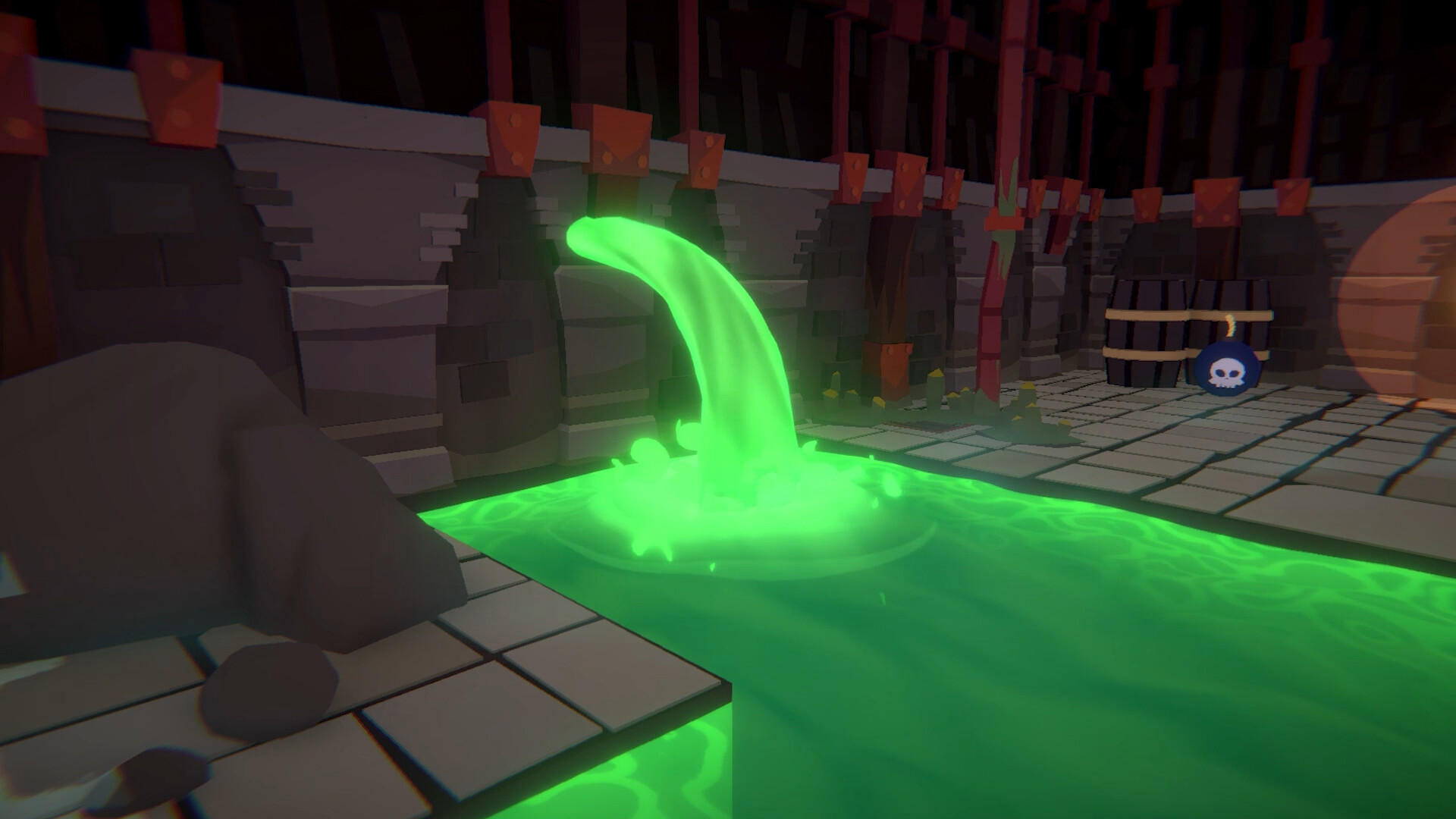 ArtStation - Acid Waterfall