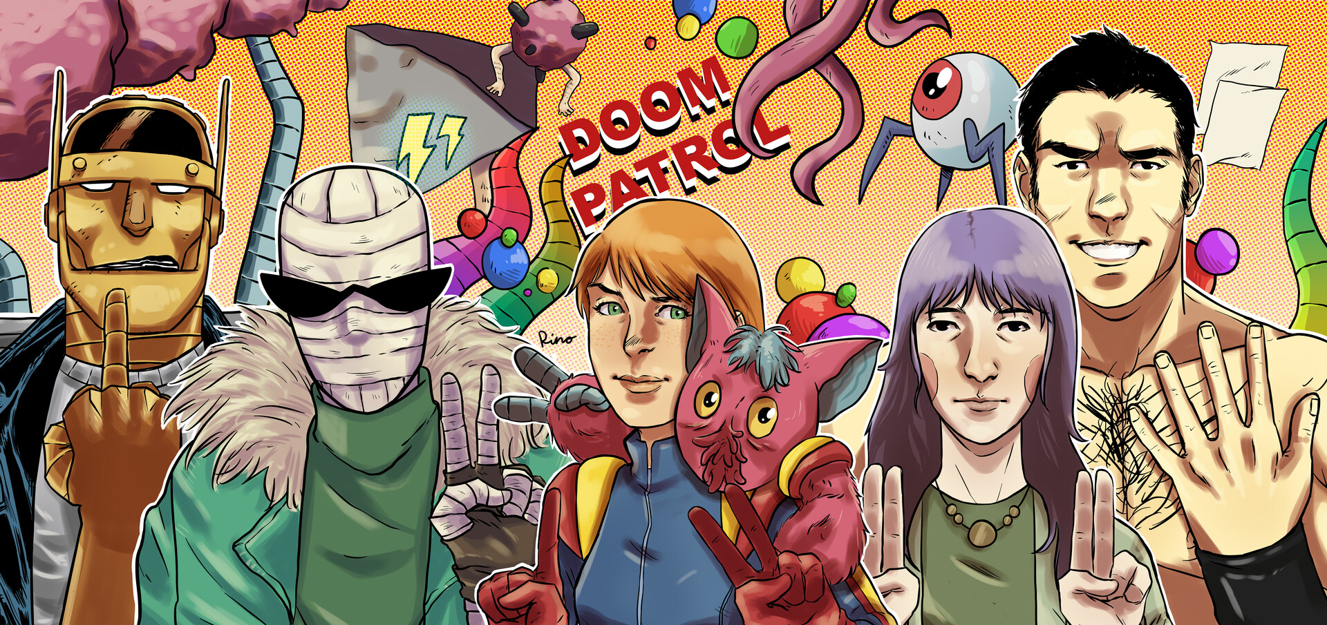 ArtStation - Doom Patrol Illustration