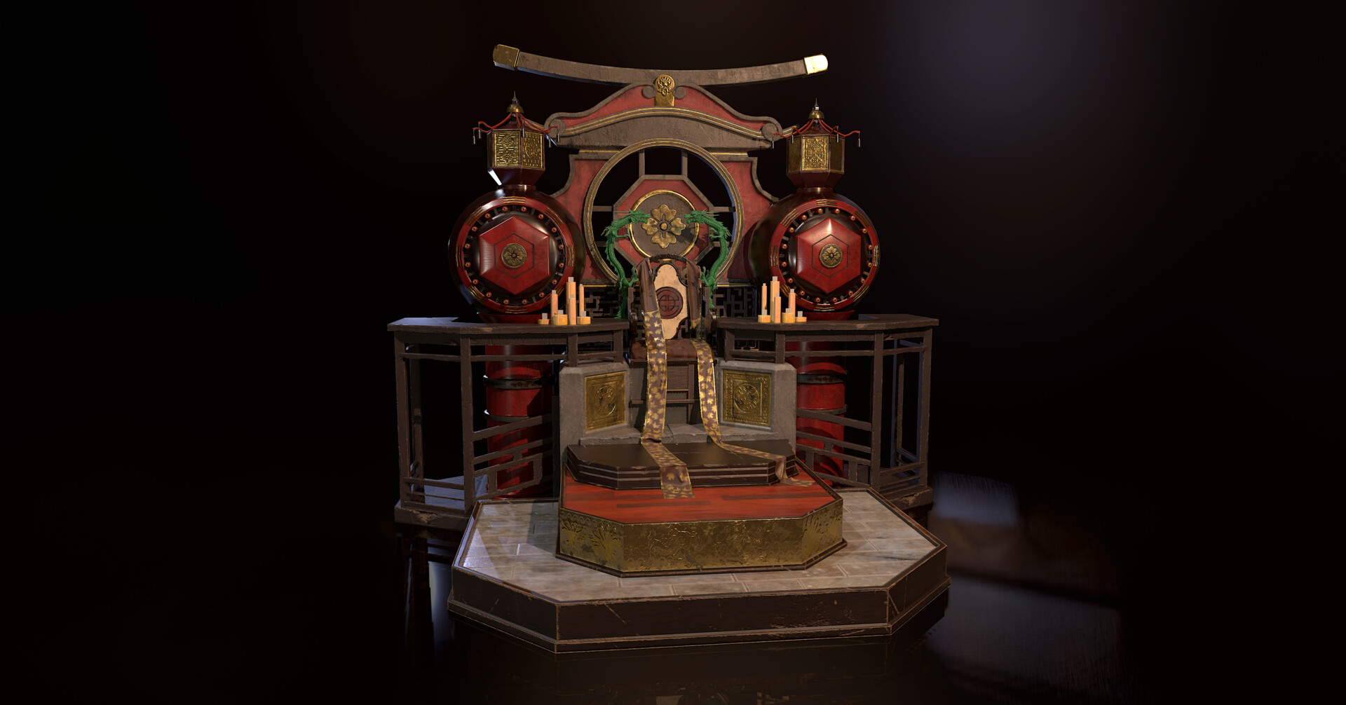 ArtStation - Japanese Throne I