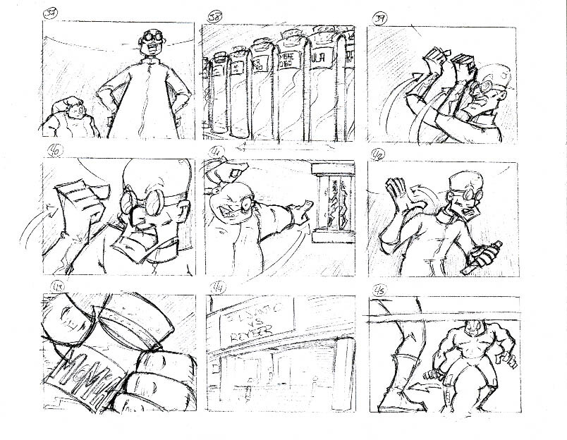 Esteban Sterle - Story Board: Cartoon series “El Santo”