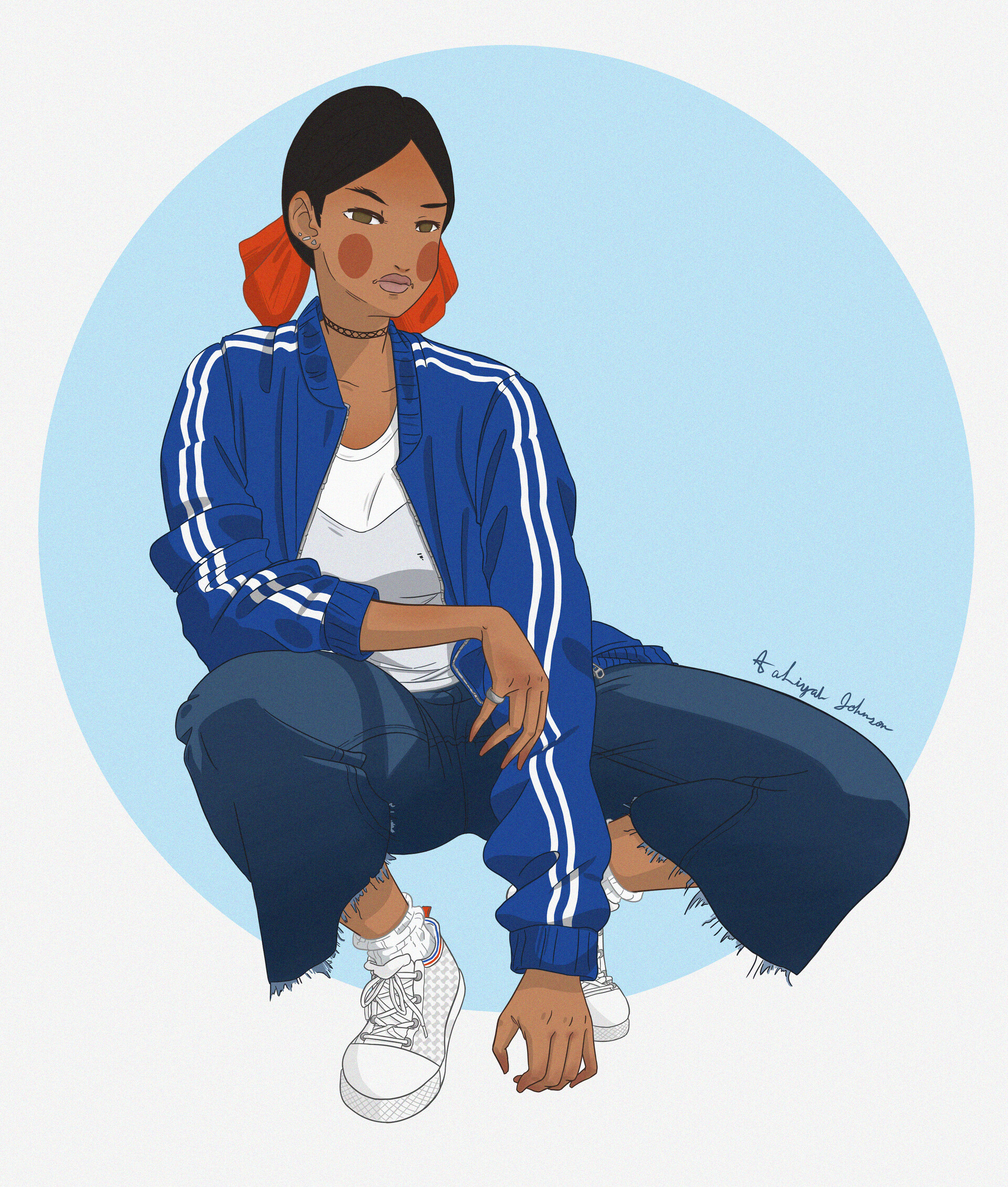 ArtStation - Red Ribbon Girl