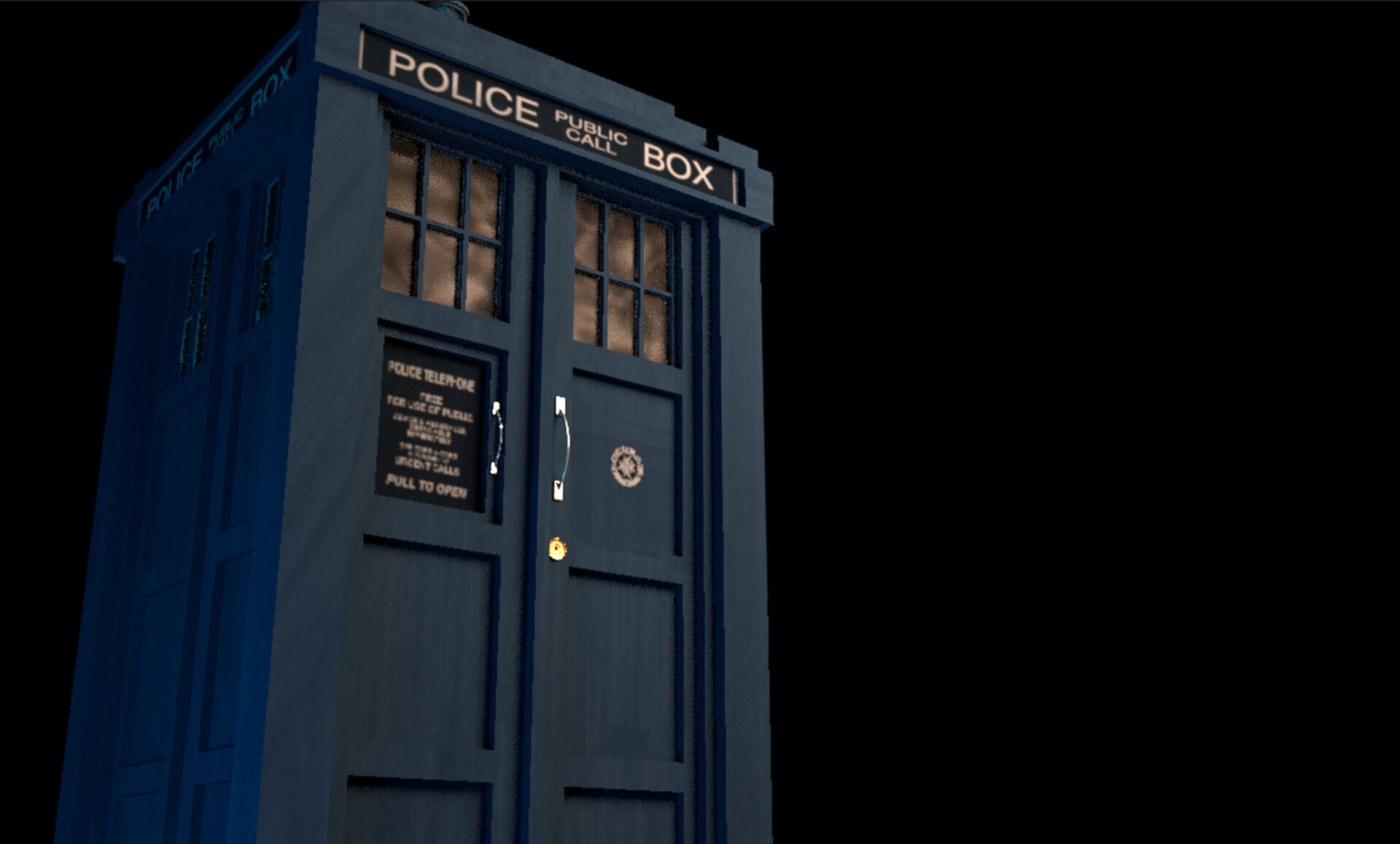 Lawrie Yates - 'Doctor Who' Tardis Exterior 3-D Model