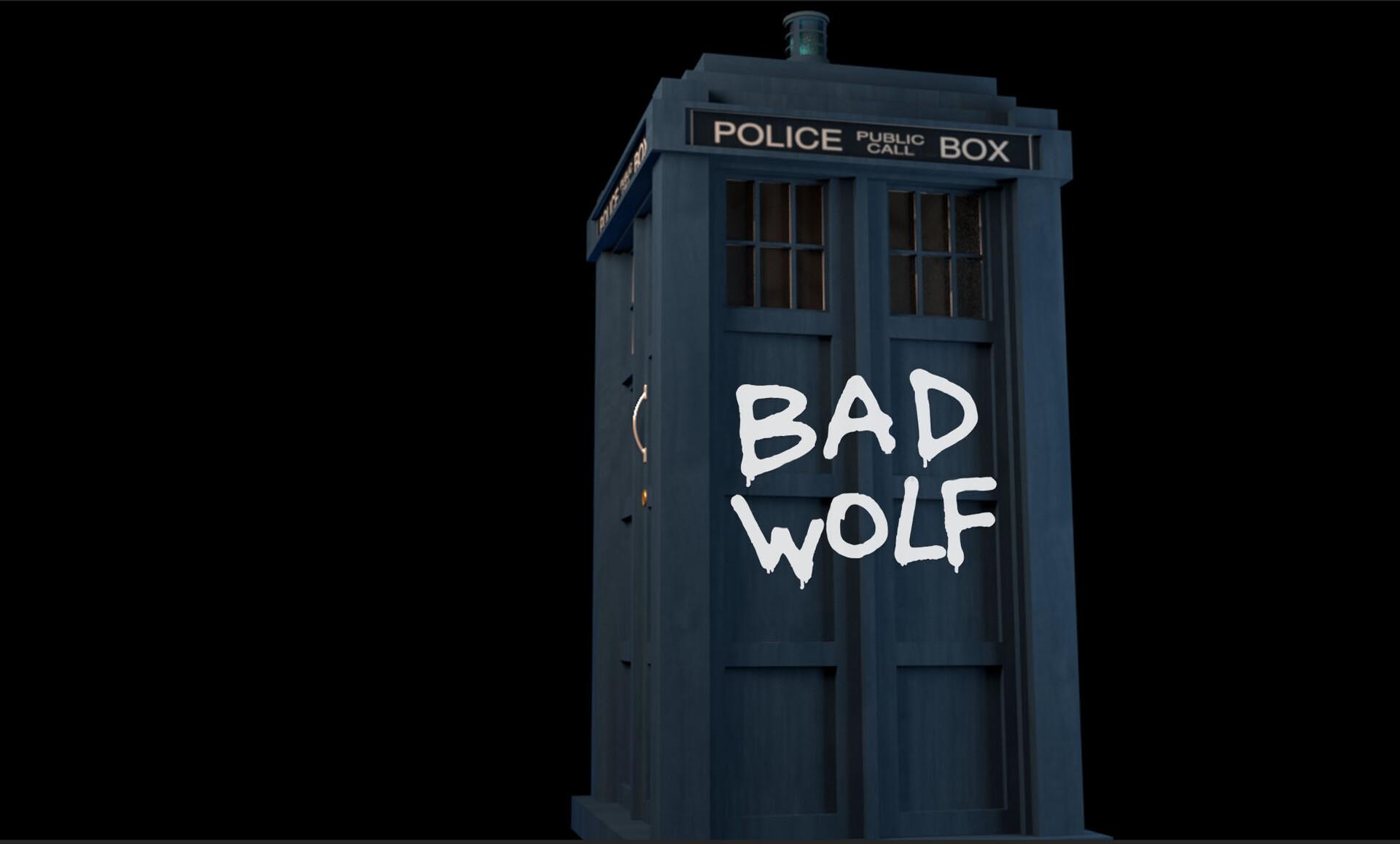 Lawrie Yates - 'Doctor Who' Tardis Exterior 3-D Model
