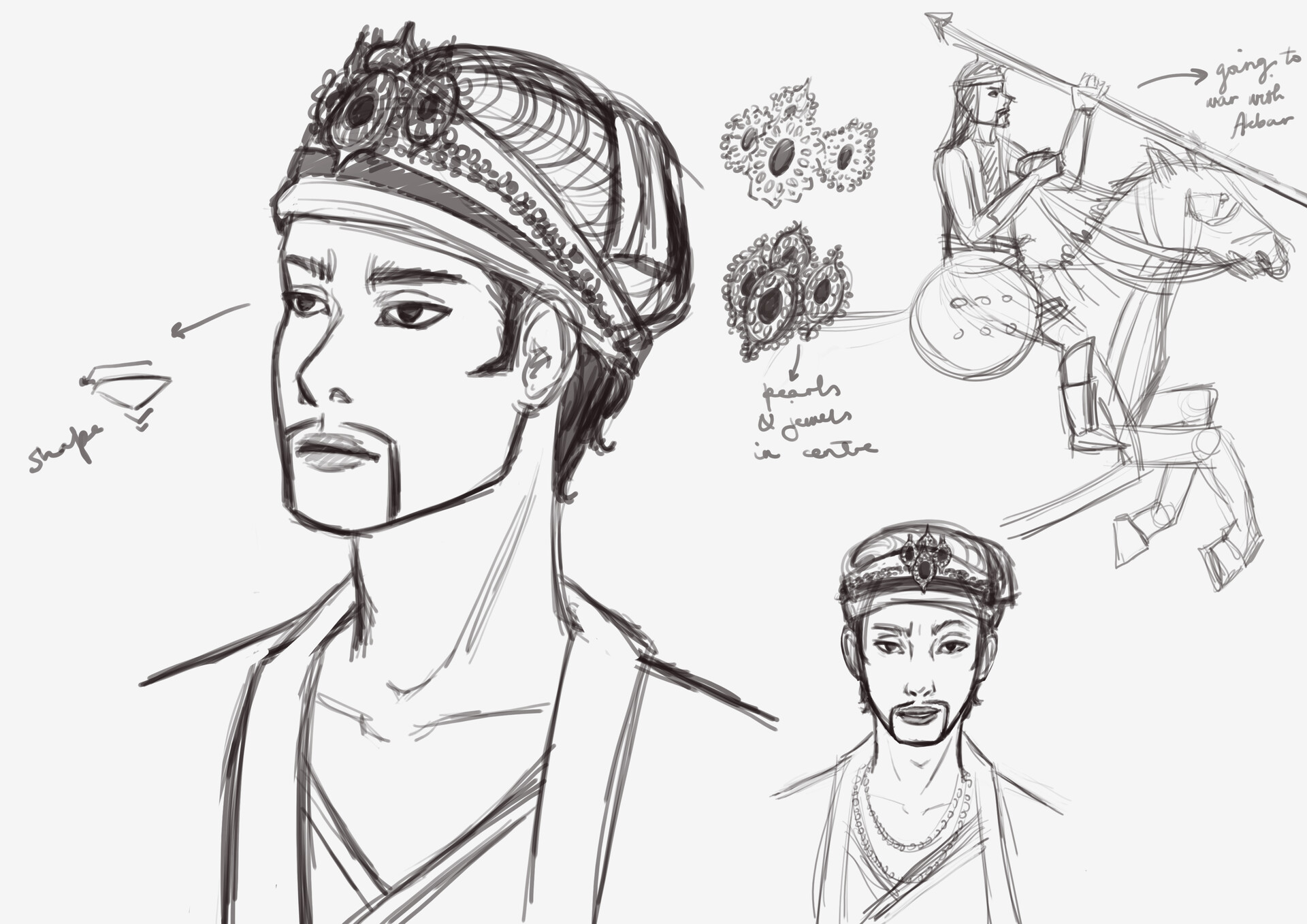 ArtStation - Salim/Jehangir - Character Design