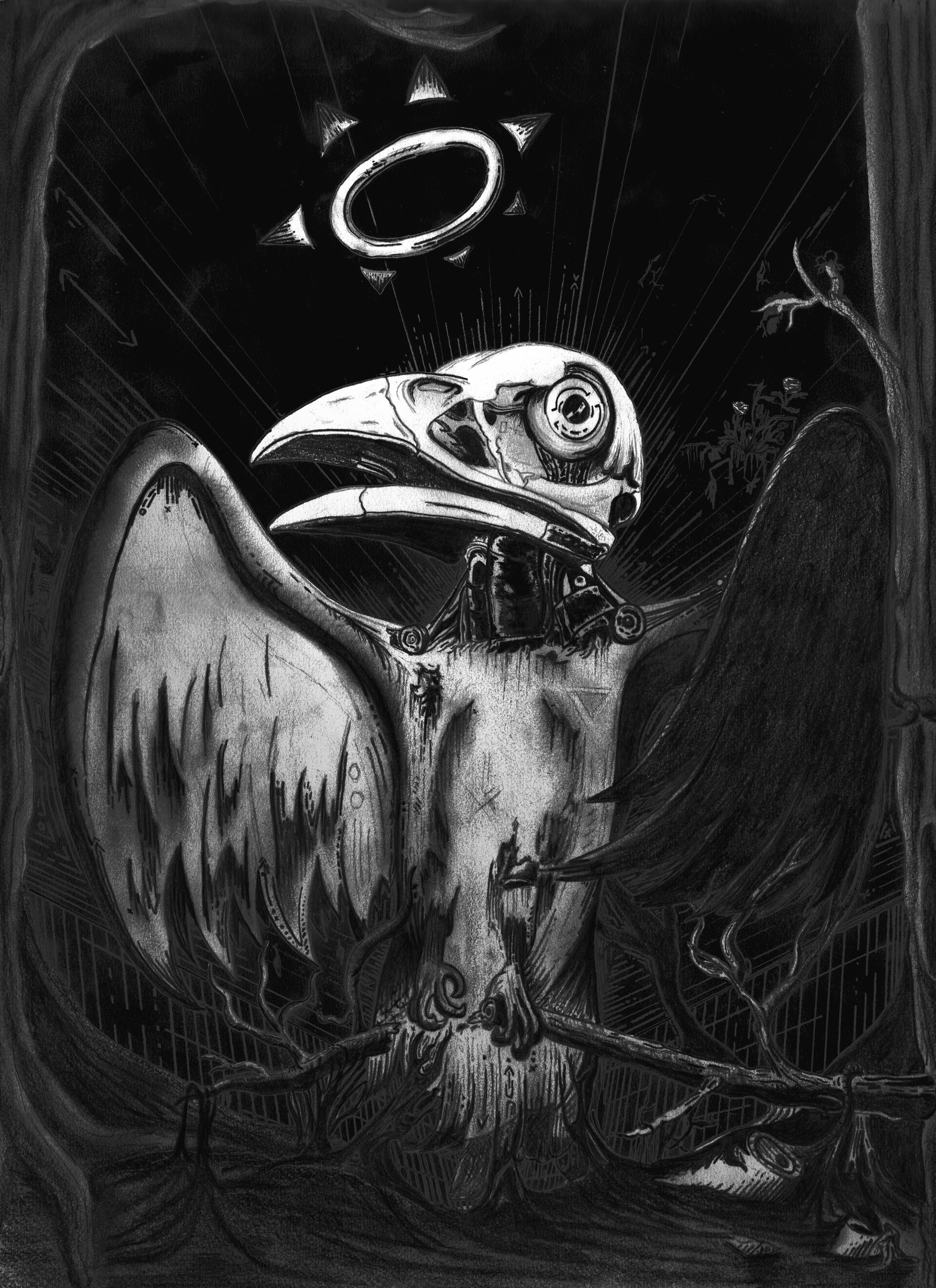 ArtStation - Tech vs. Nature Artwork