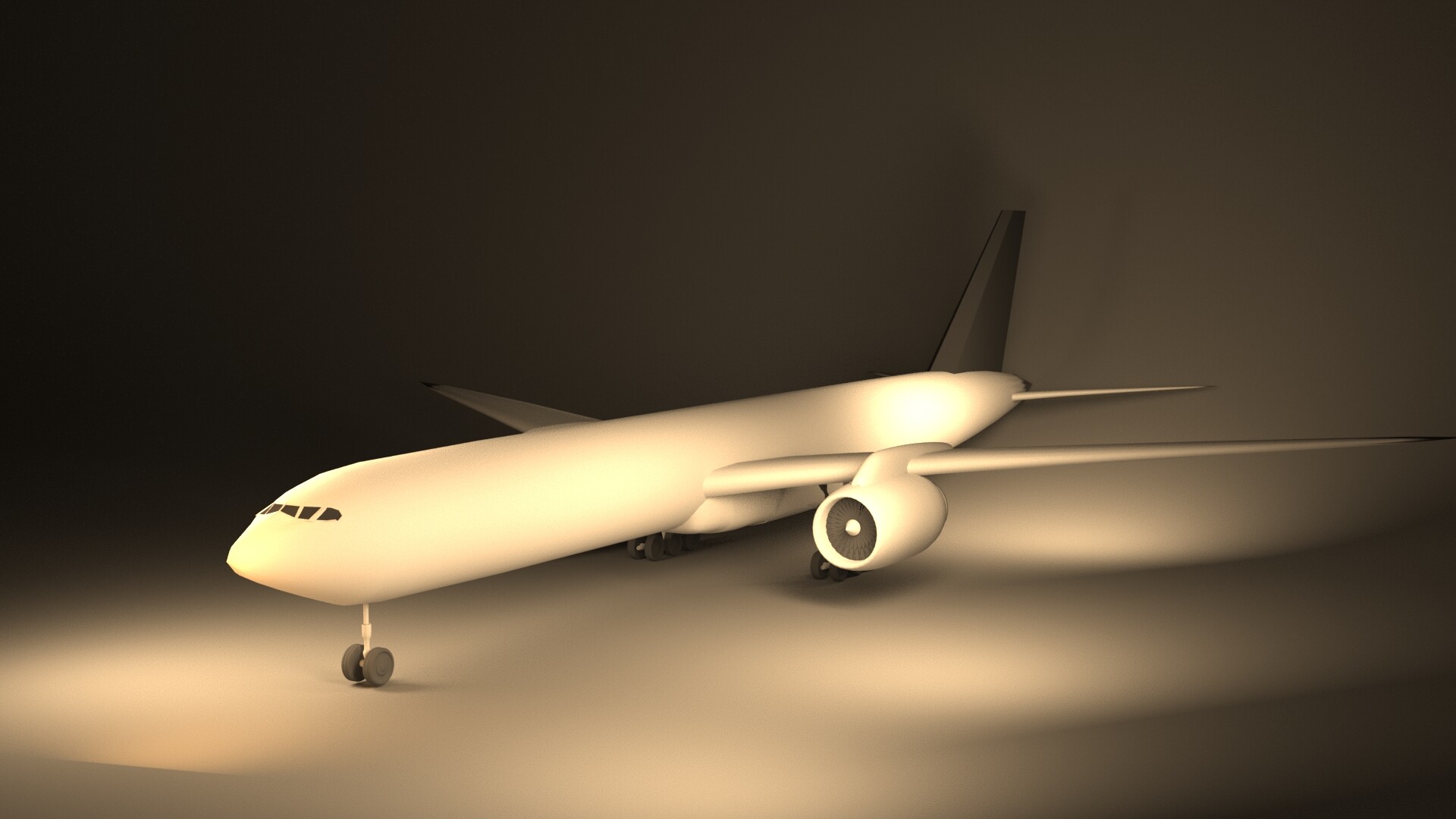 ArtStation - Boeing 777 300 Plane Render