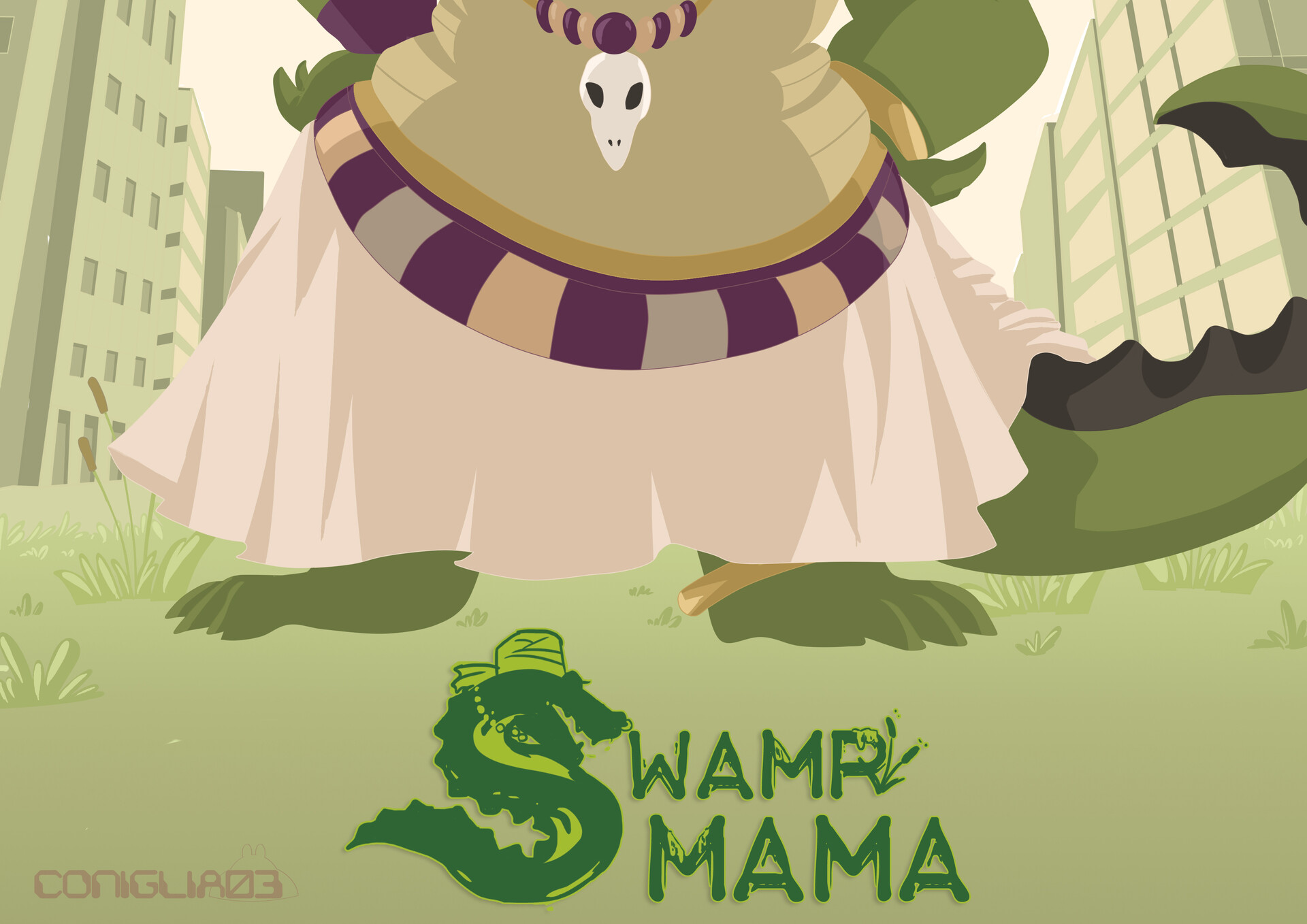 ArtStation - Swamp Mama character desing