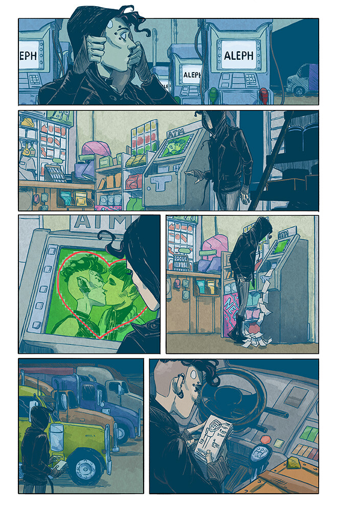 Harry Saxon - TEST #1 to #5 colouring (2019)