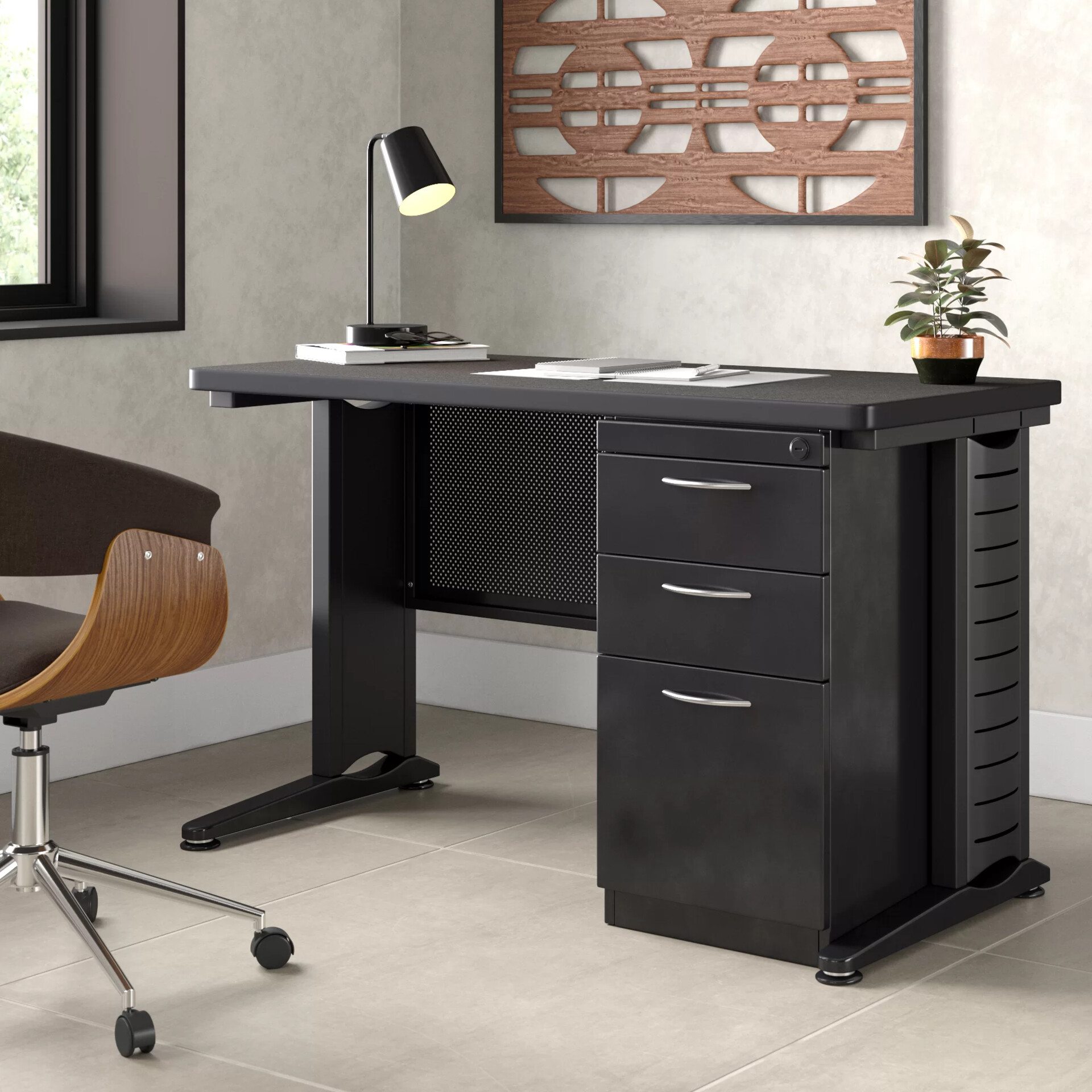 ArtStation - Black Desk