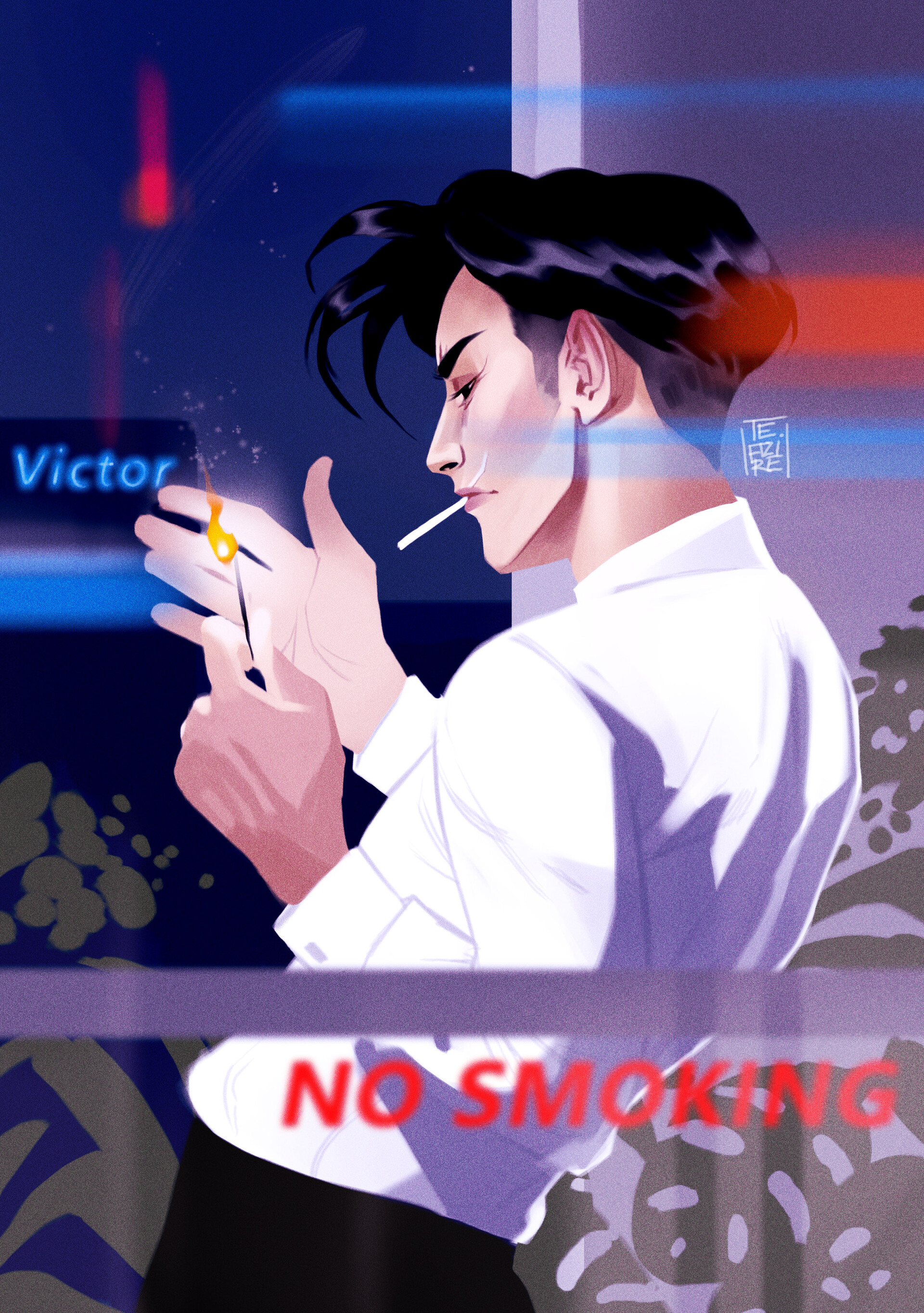 ArtStation - Smoking break