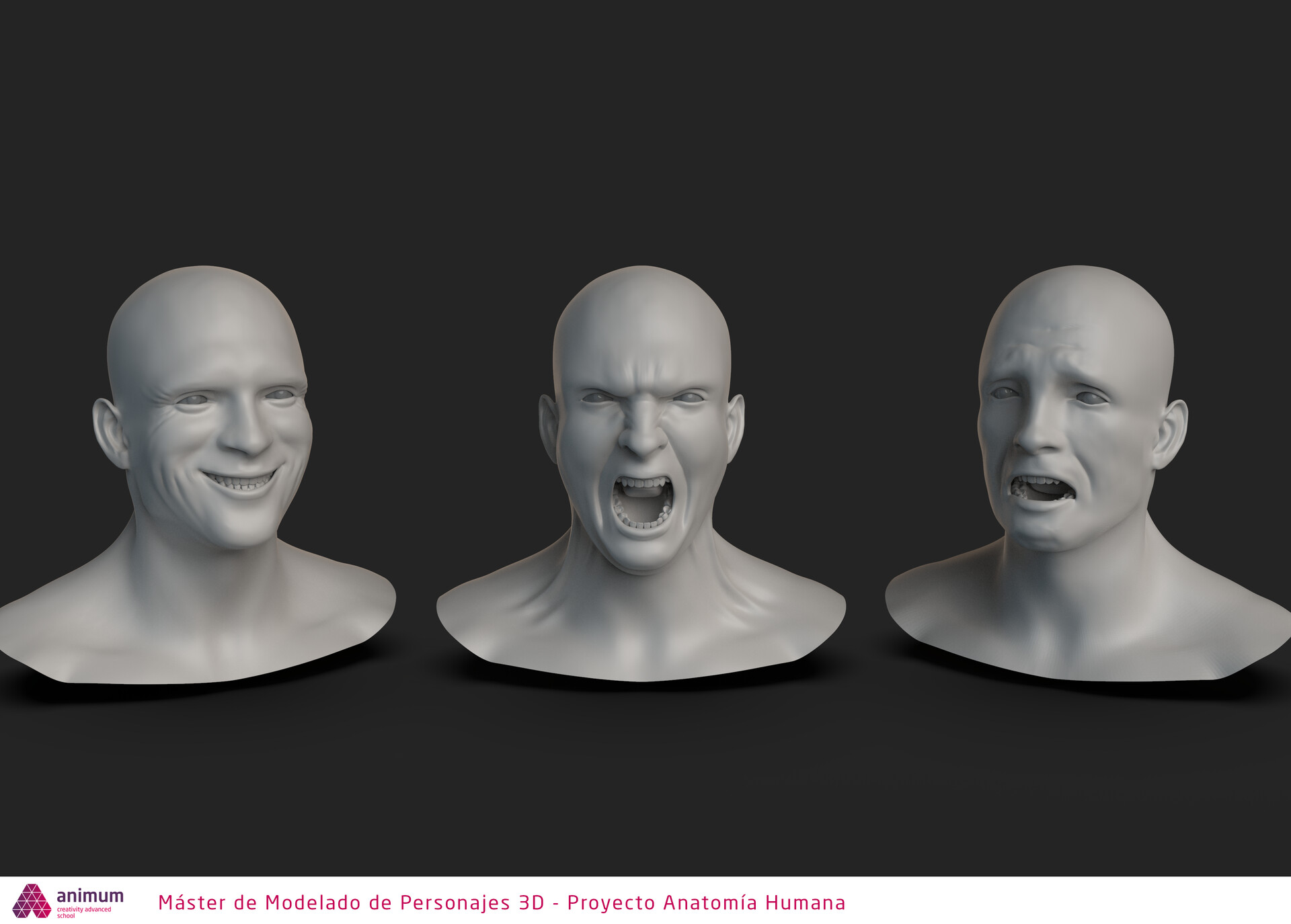 ArtStation - Facial Expressions Study