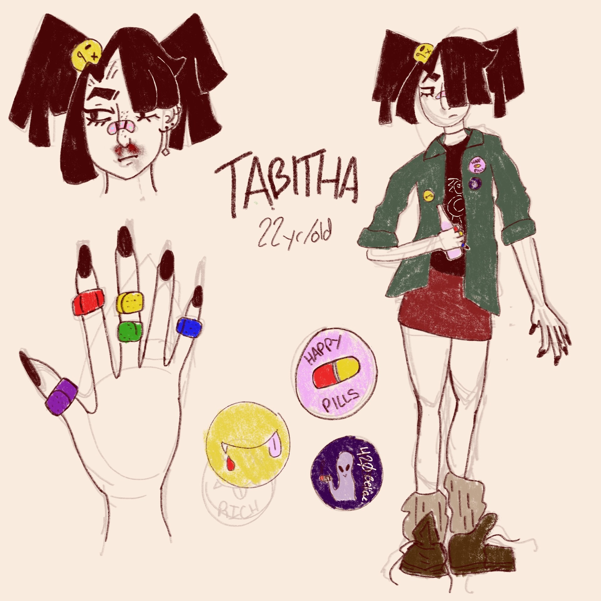 ArtStation - Character Design Practice - “Tabitha”