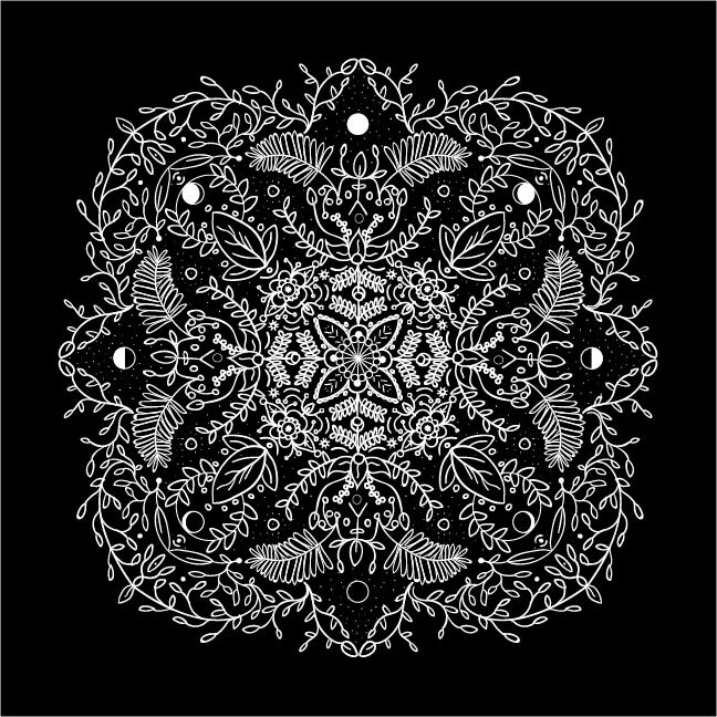 ArtStation - Botanical Mandala