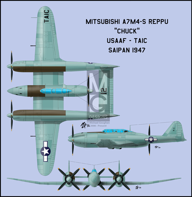 Michael Goughan - Mitsubishi A7M4-S Reppu "Chuck" Profiles
