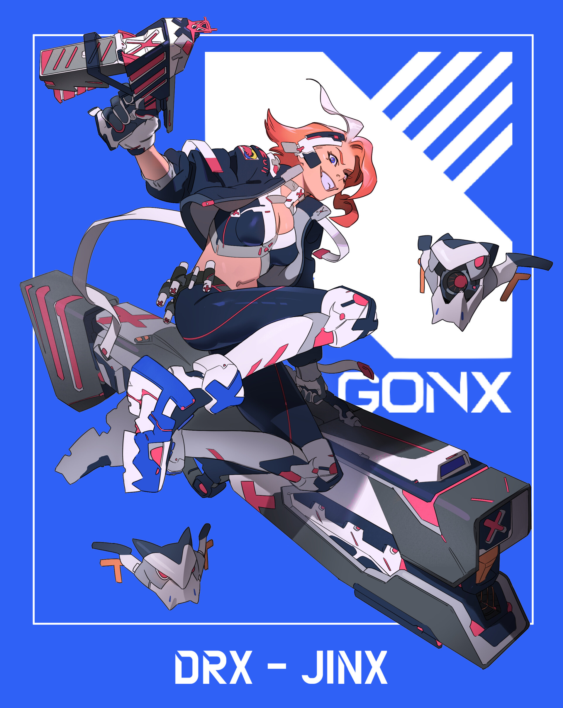 ArtStation - [Lol fanart] DRX-JINX