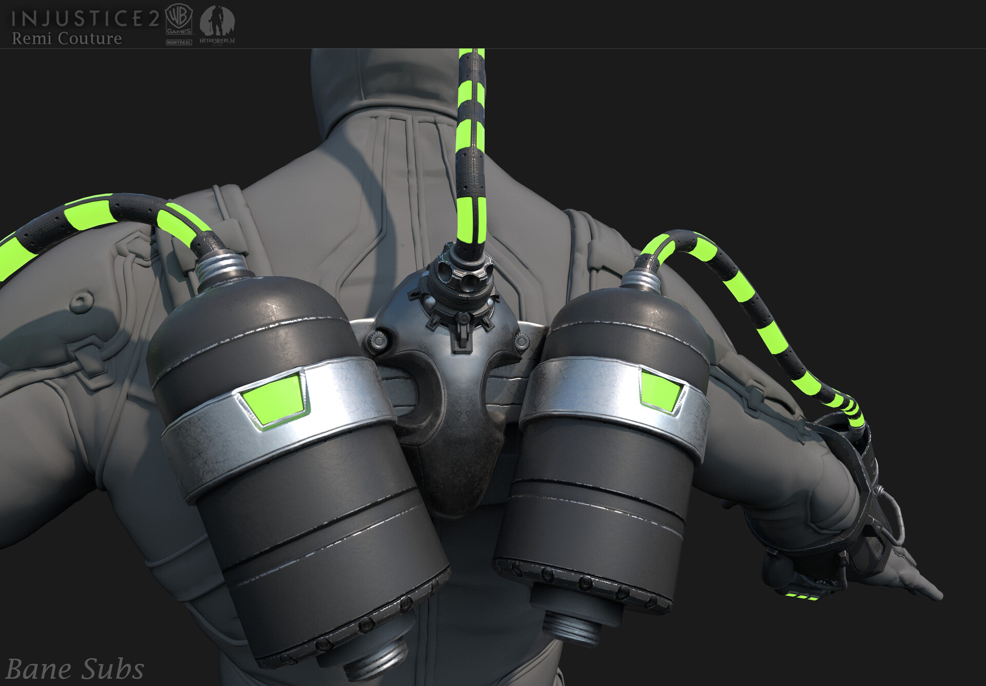 ArtStation - Injustice 2 Bane Gear